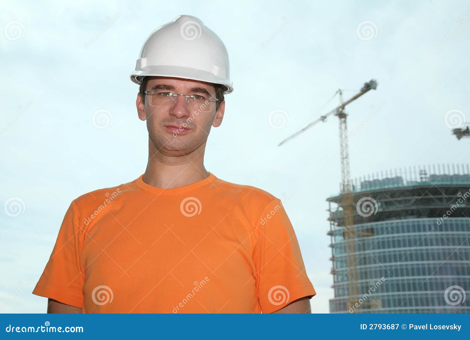 Worker in the helmet stock image. Image of growth, built - 2793687