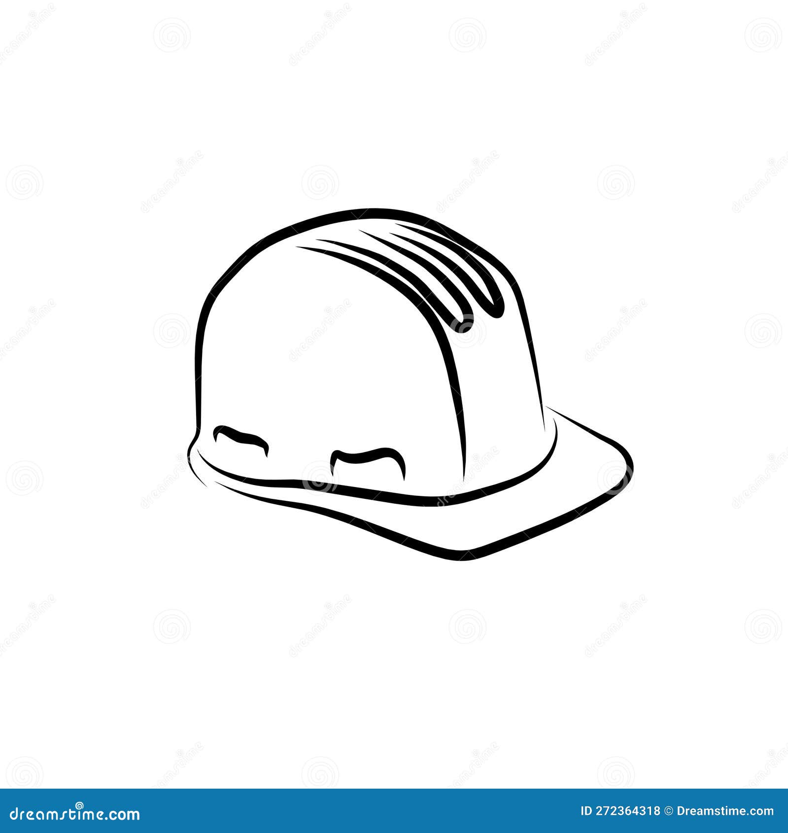 Worker Helmet Vector Illustartion | CartoonDealer.com #272364320