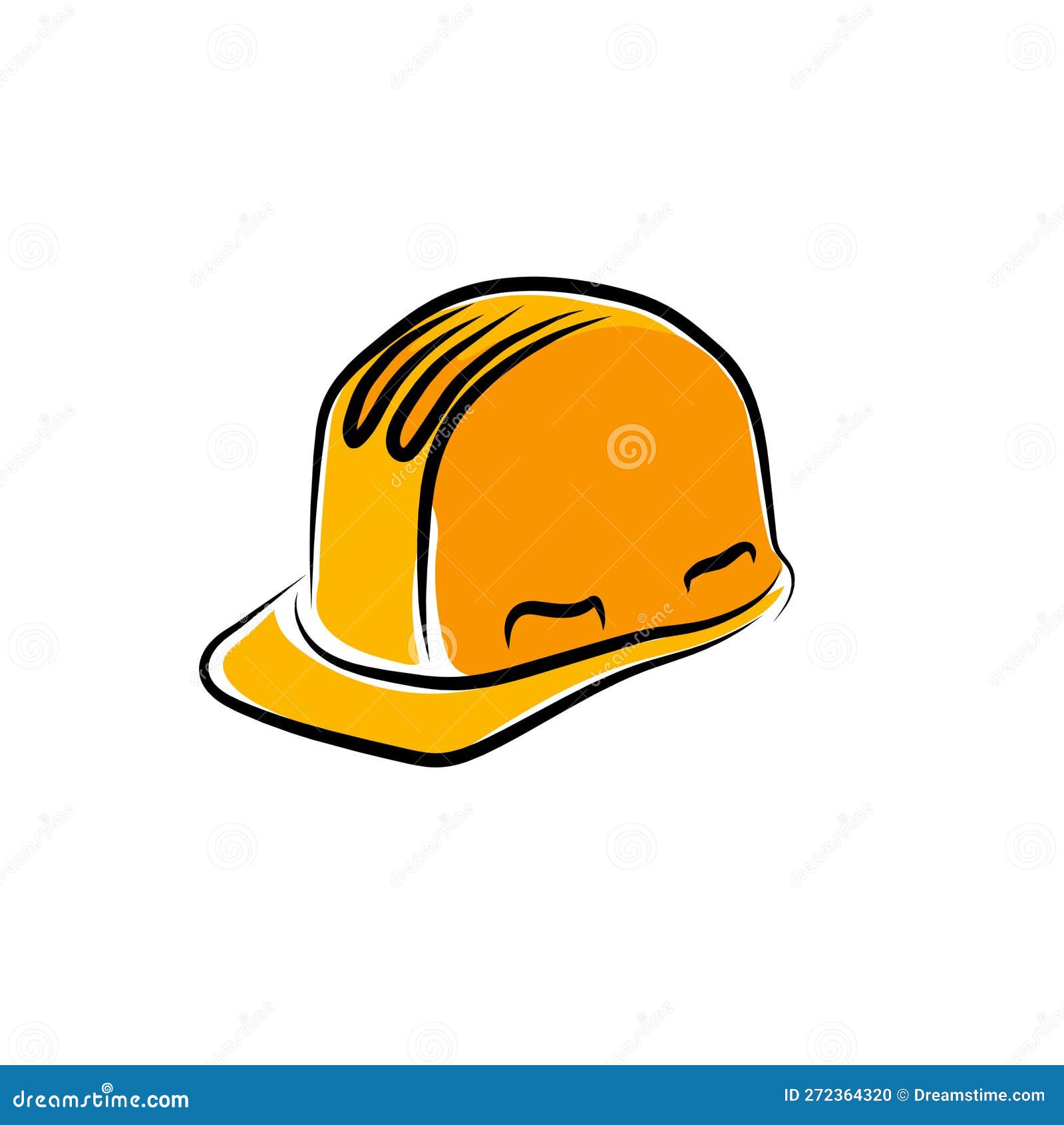 Worker Helmet Vector Illustartion | CartoonDealer.com #272364320