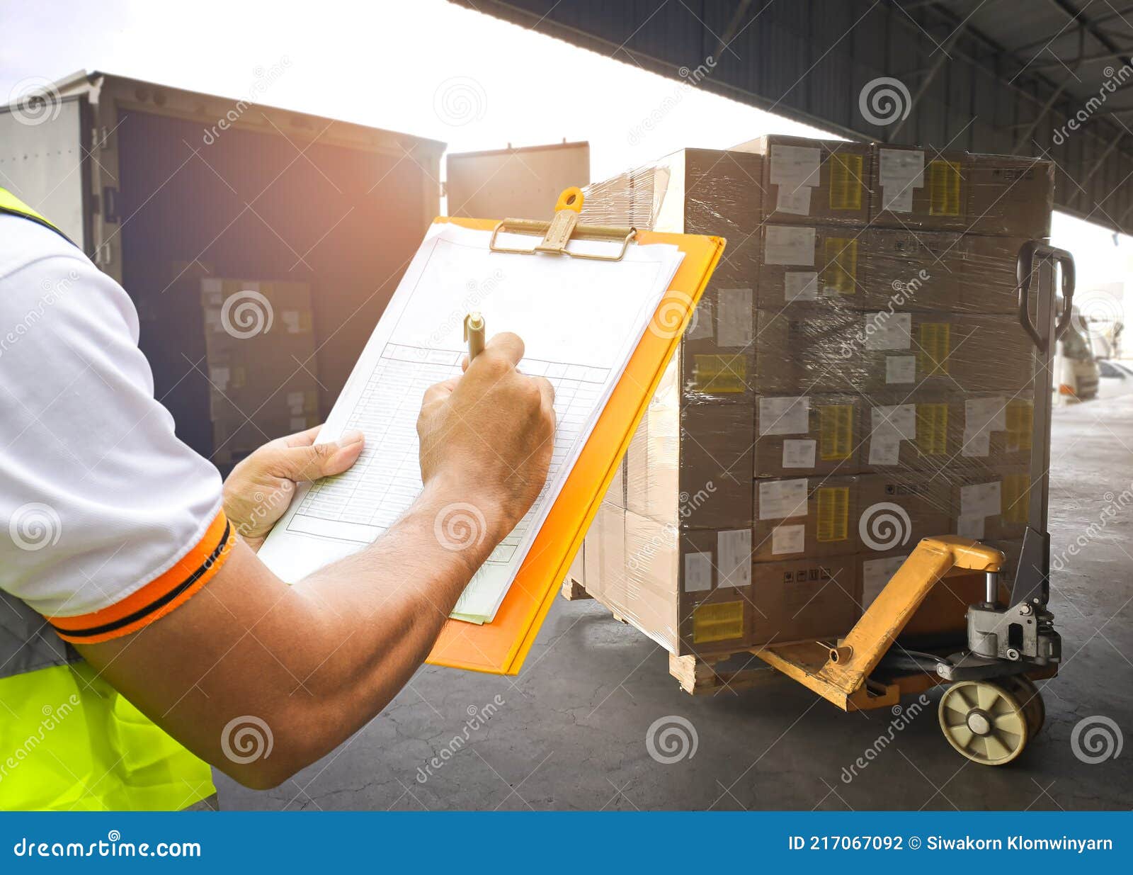 Paper Loading Of An Offset Printer Machine Stock Photography ...