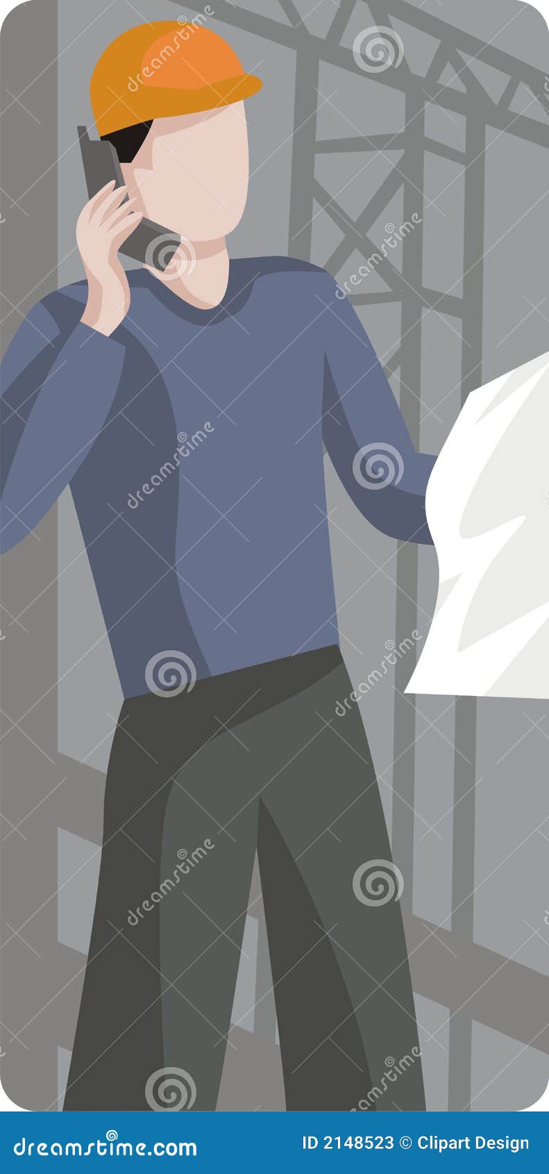 Engineer Reading Sketch Plan Stock Illustrations – 12 Engineer Reading ...