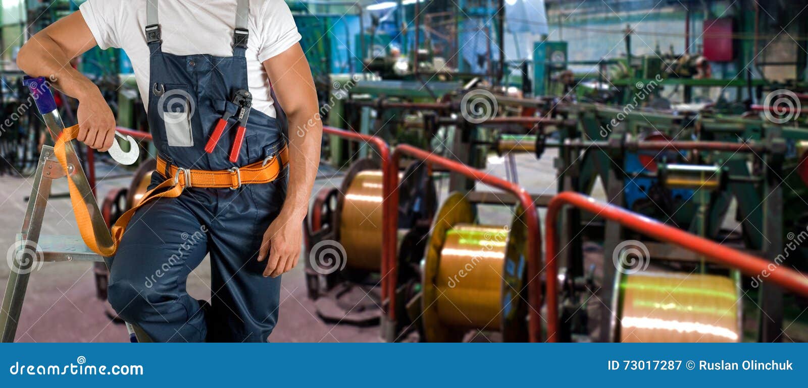 Worker with instruments stock image. Image of people - 73017287