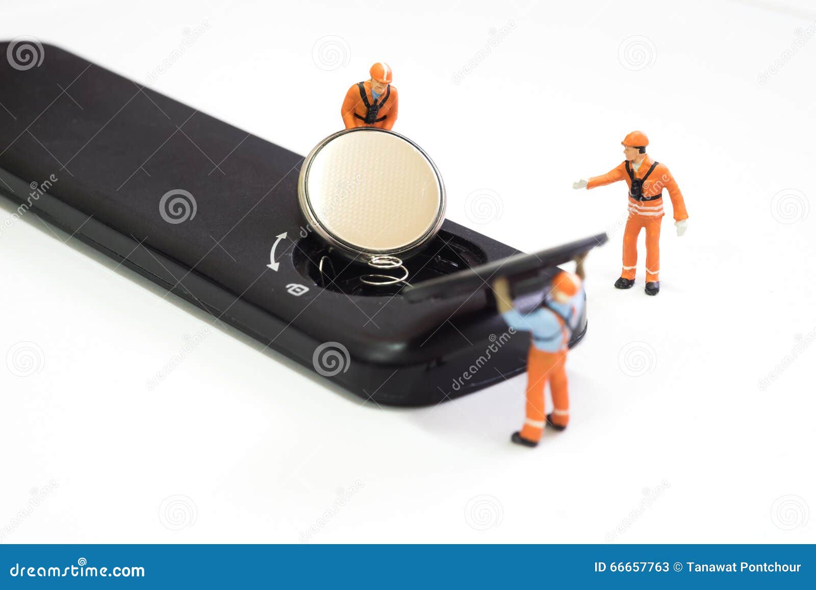 Worker loading battery stock image. Image of device, battery - 66657763