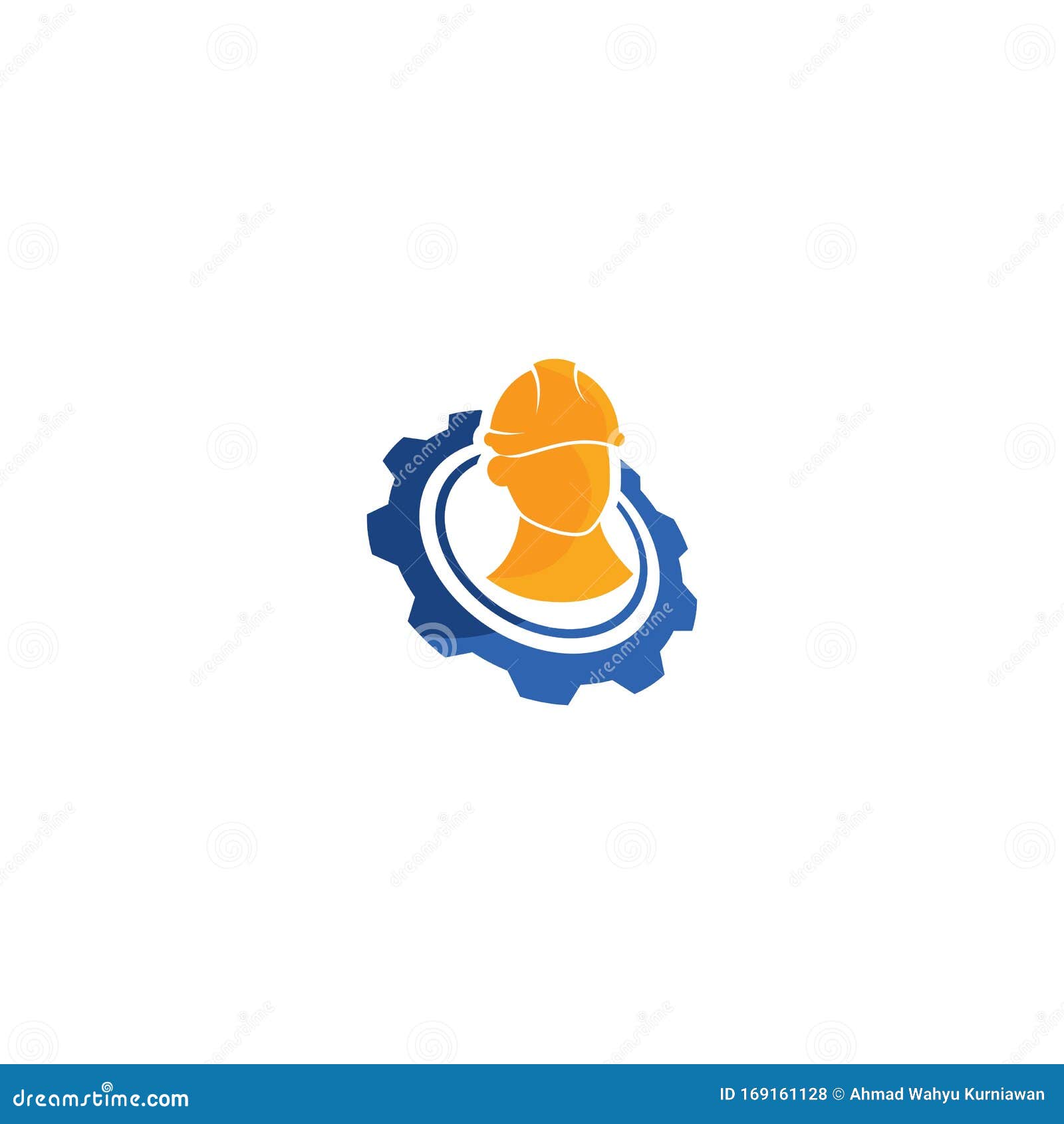 Worker logo vector stock vector. Illustration of logo - 169161128