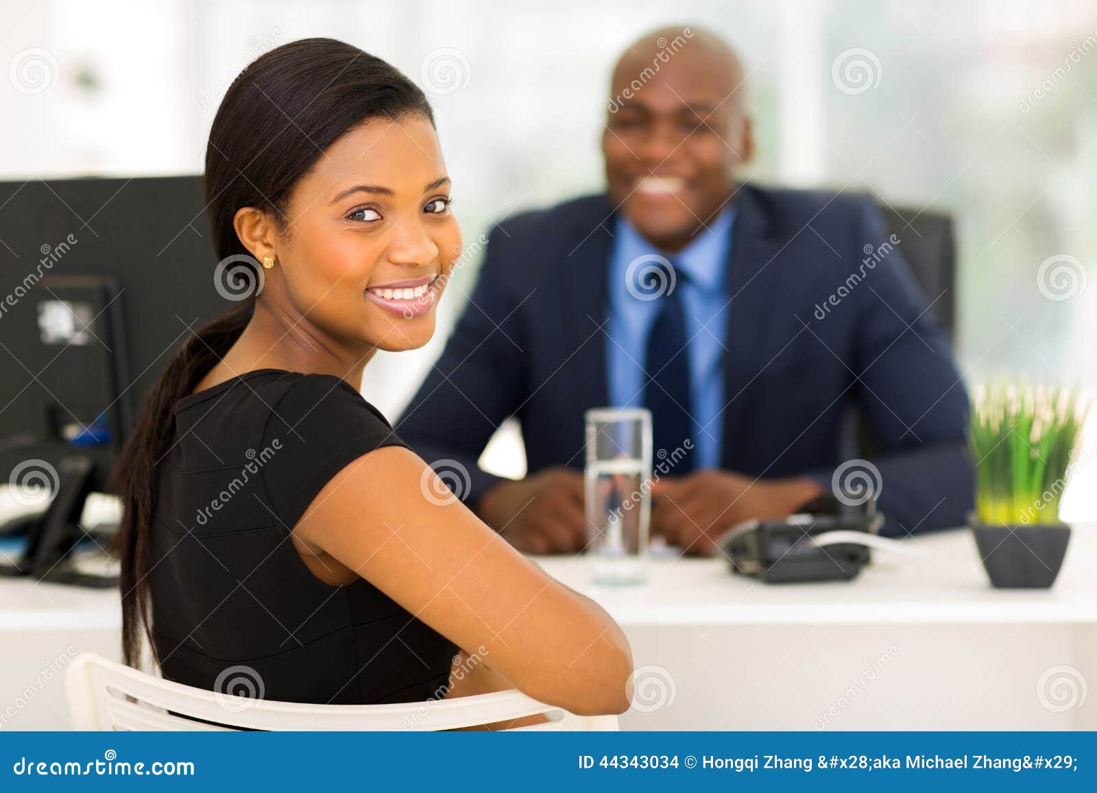 Worker looking back stock photo. Image of african, formal - 44343034