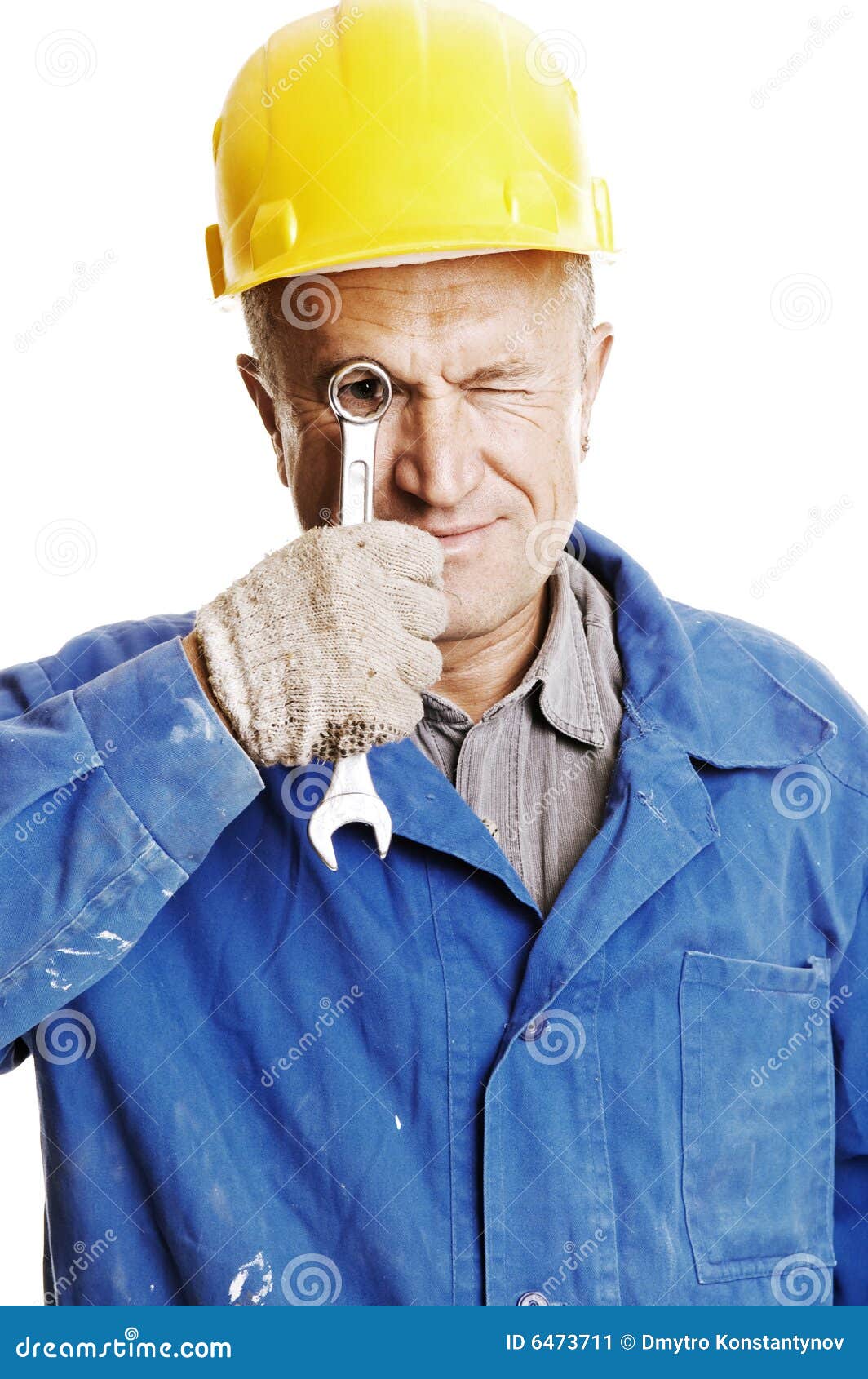 Smiley Worker With Different Tools Royalty-Free Stock Photography ...