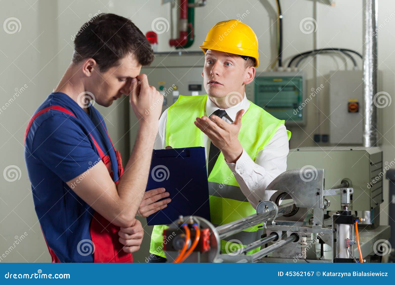 Worker Made a Mistake in a Factory Stock Image - Image of lathe ...