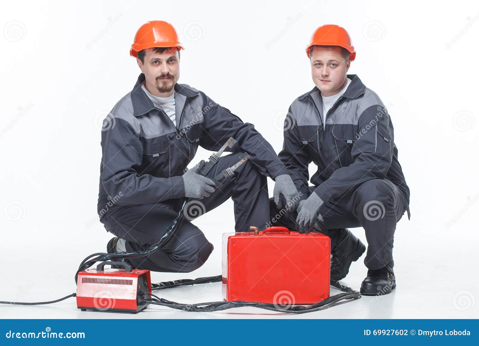 Worker Man Cutting the Steel Rod Stock Photo - Image of metallic ...