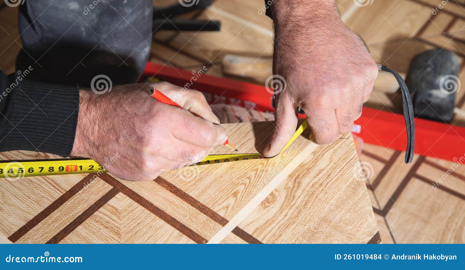 Marking Of Ceramic Tiles Stock Image | CartoonDealer.com #59183905
