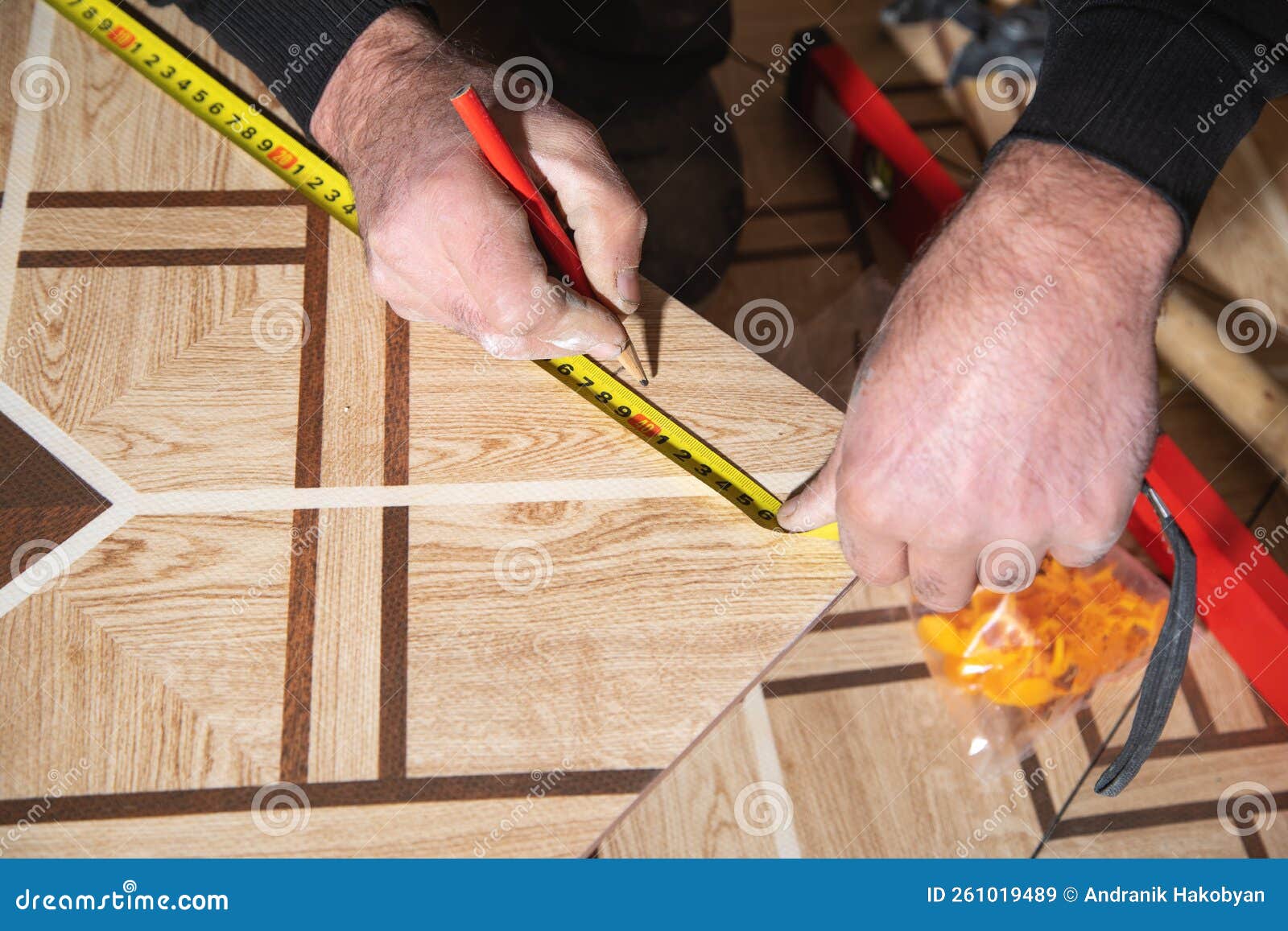 Marking Of Ceramic Tiles Stock Image | CartoonDealer.com #59183905