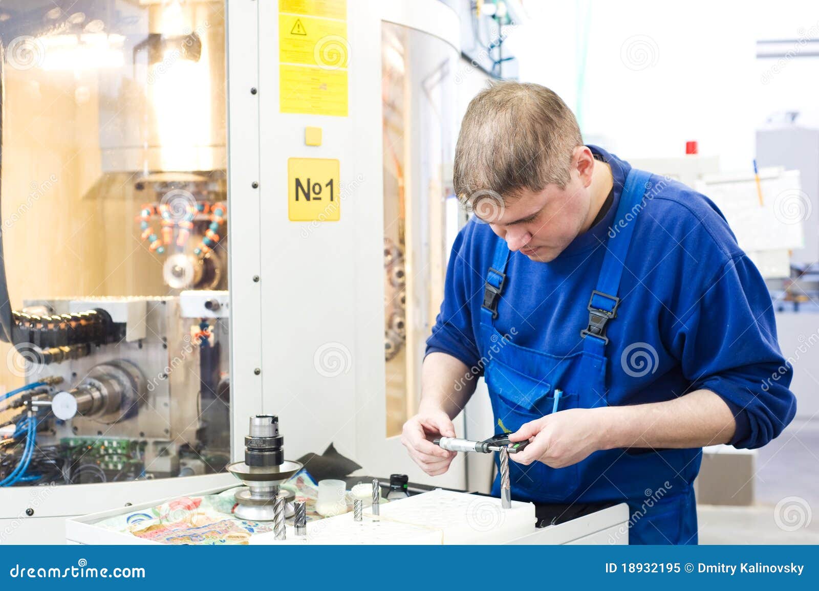 Worker measuring detail stock image. Image of occupation - 18932195