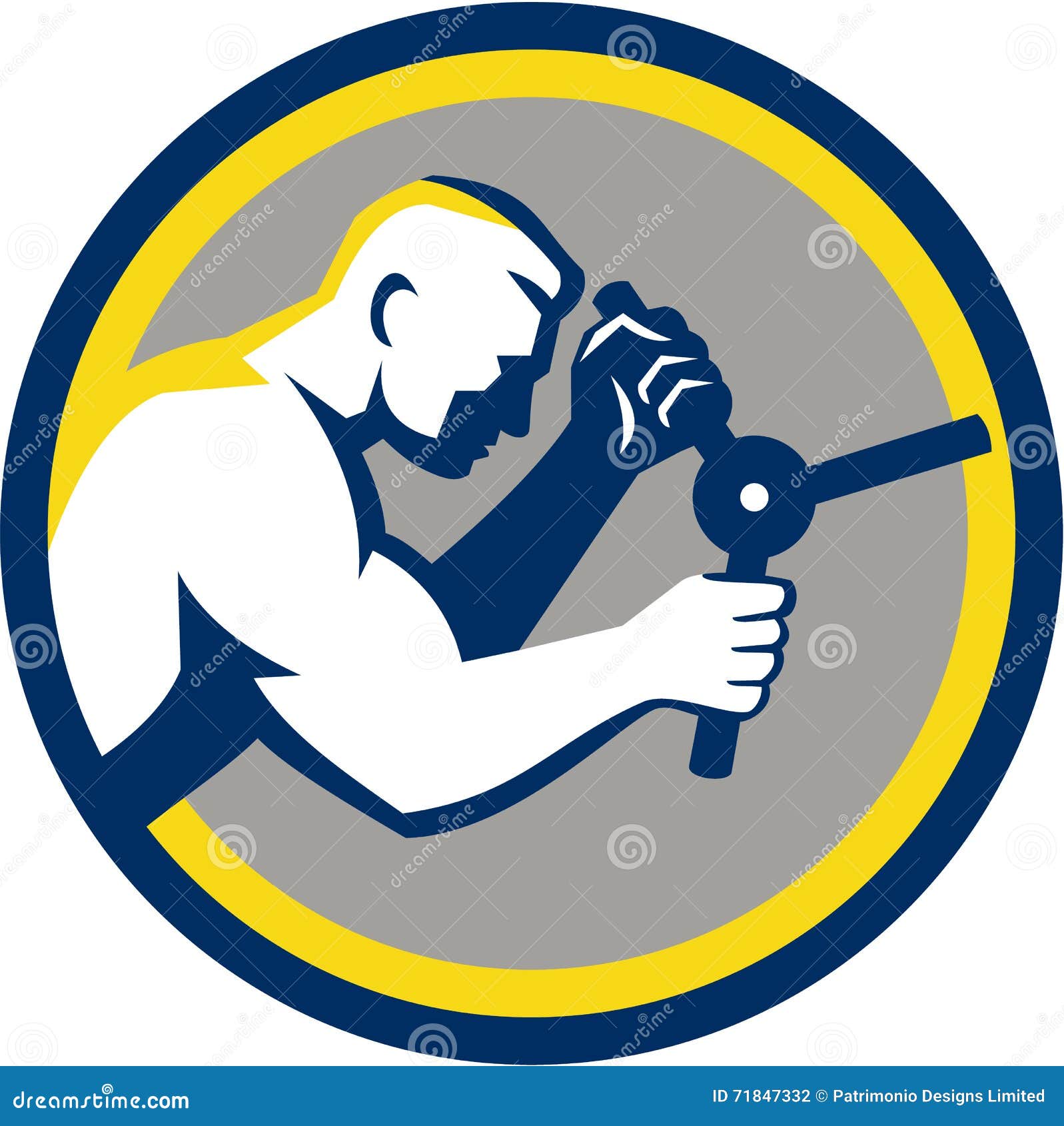 Safe Handle Wheel - Vault Door Of Strongbox Rotary Valve Cartoon Vector ...