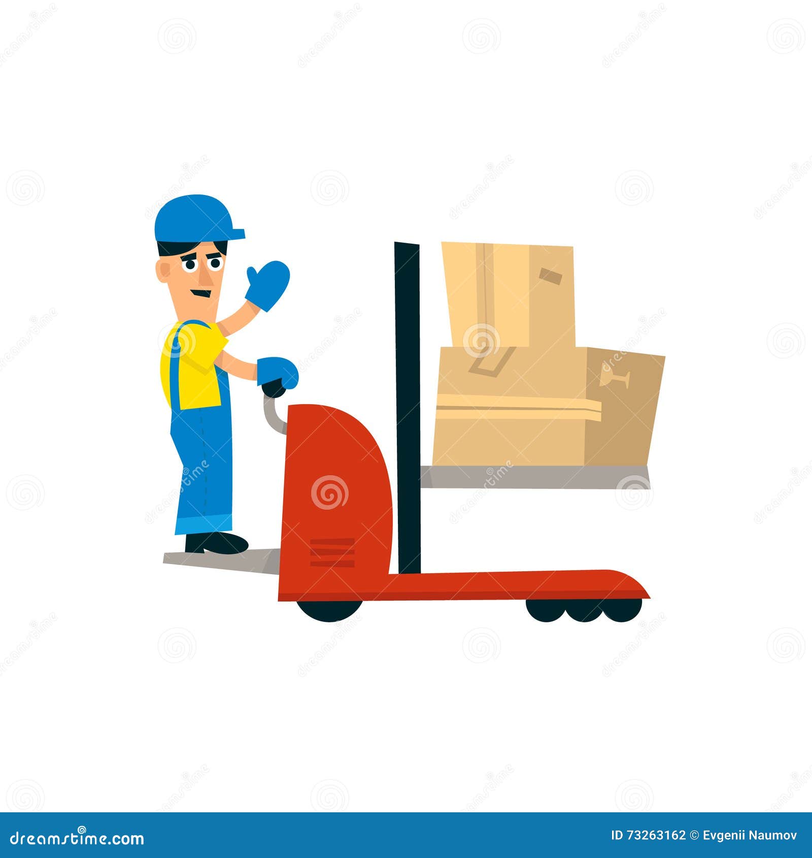 A Worker Is Operating Flow Control Valve On The Hydraulic Power Unit ...