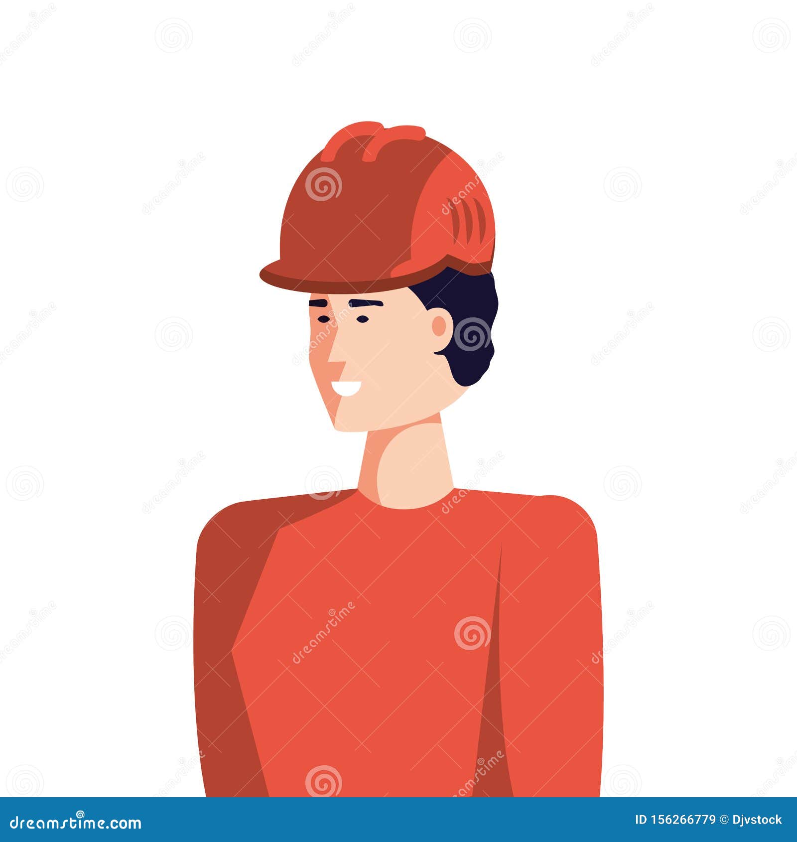 Worker Operator Industrial Avatar Character Stock Illustration ...