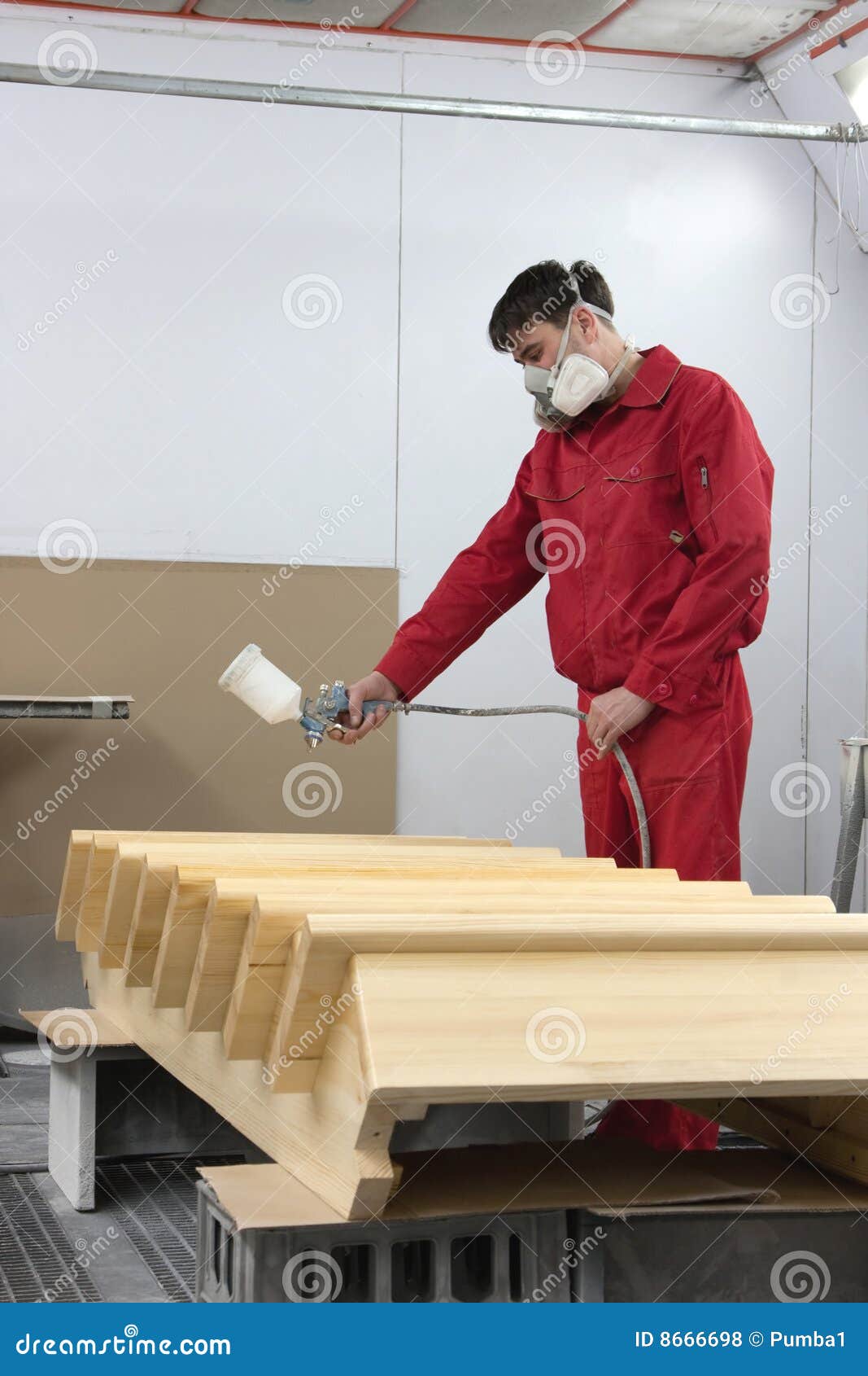 Worker painter stock photo. Image of paint, painter, restore - 8666698