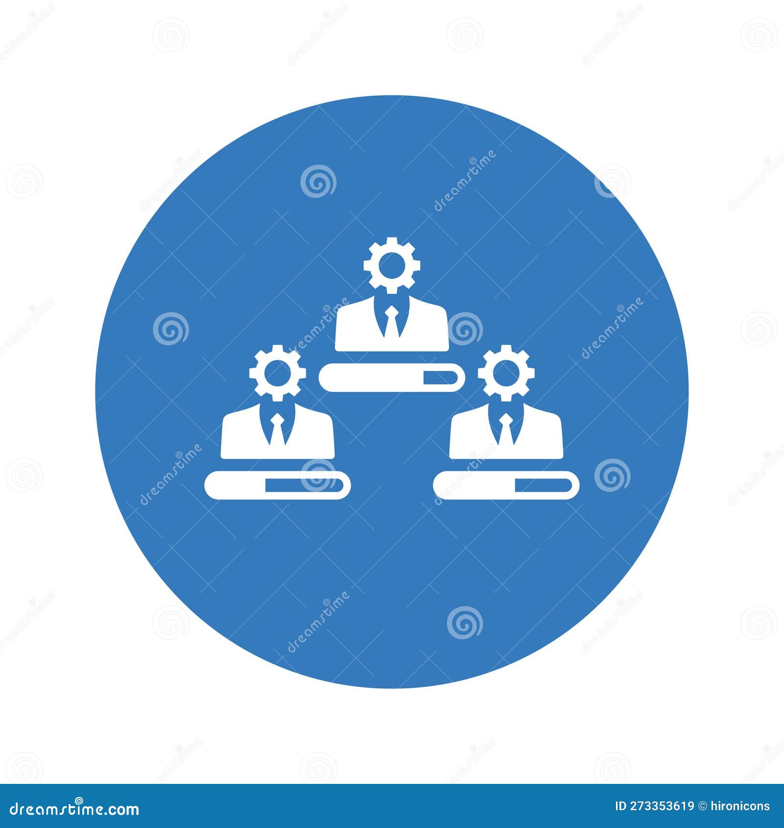Worker Performance Icon. Simple Vector Graphics Stock Illustration ...