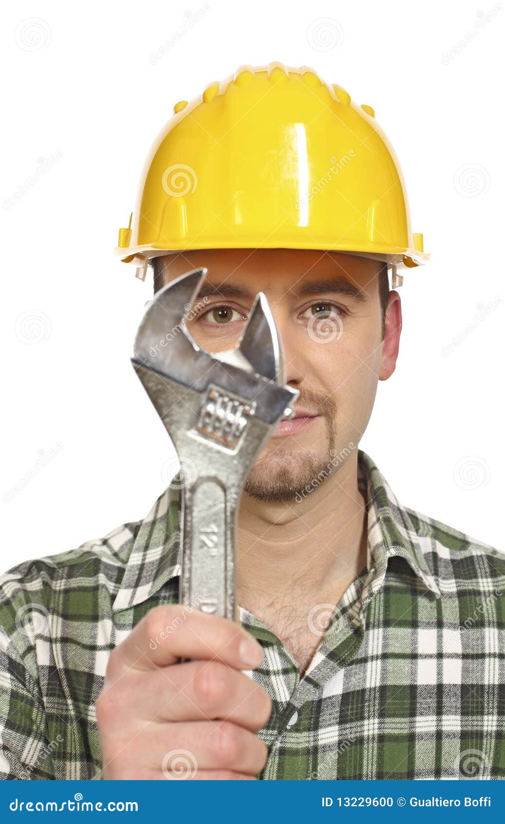 Worker portrait stock photo. Image of industrial, professional - 13229600