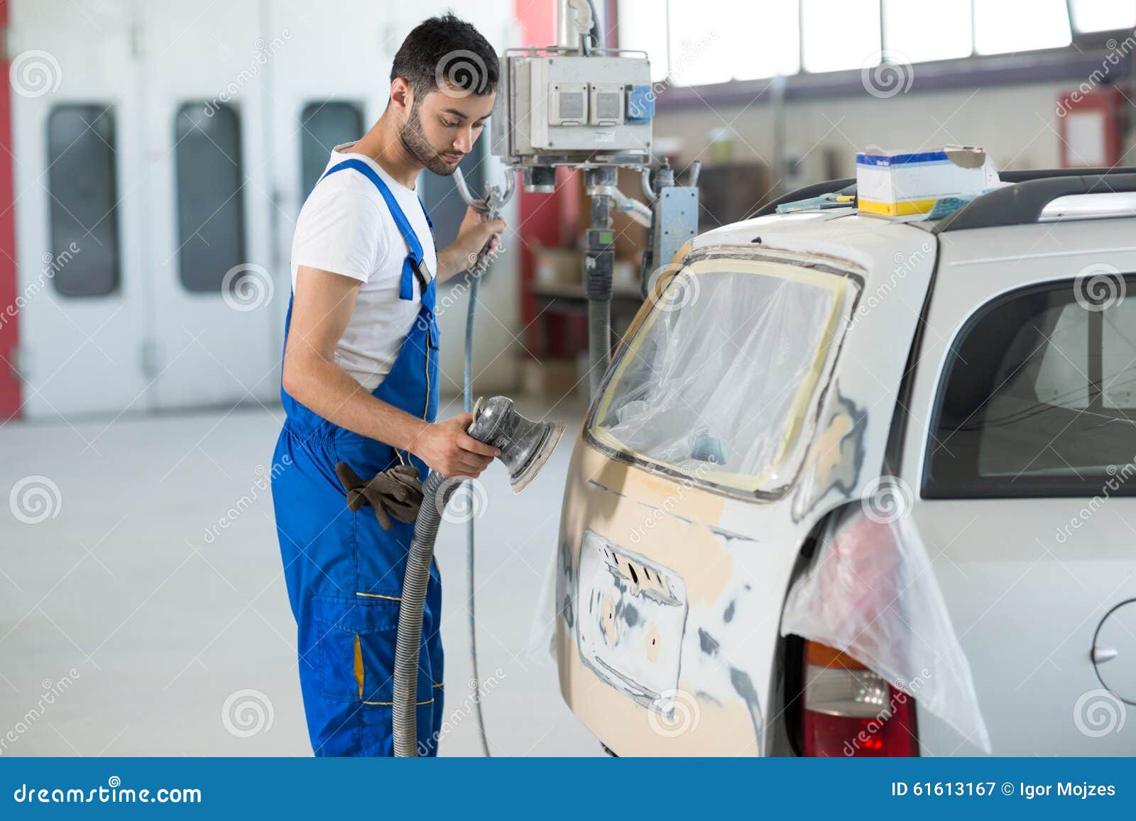 Worker prepare body part stock image. Image of repair - 61613167