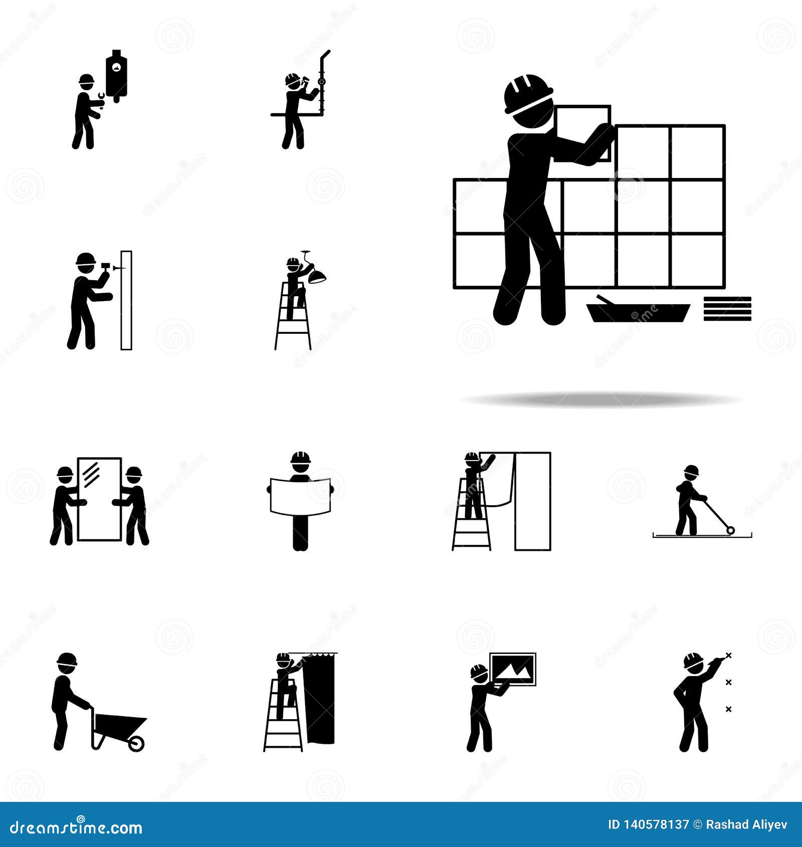 Setter Tile Stock Illustrations – 11 Setter Tile Stock Illustrations ...