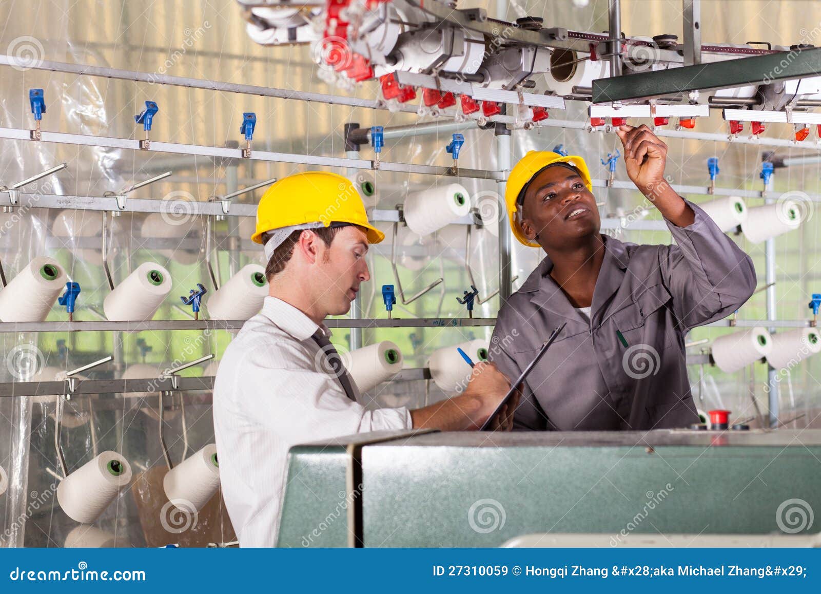 Worker quality controller stock image. Image of helmet - 27310059