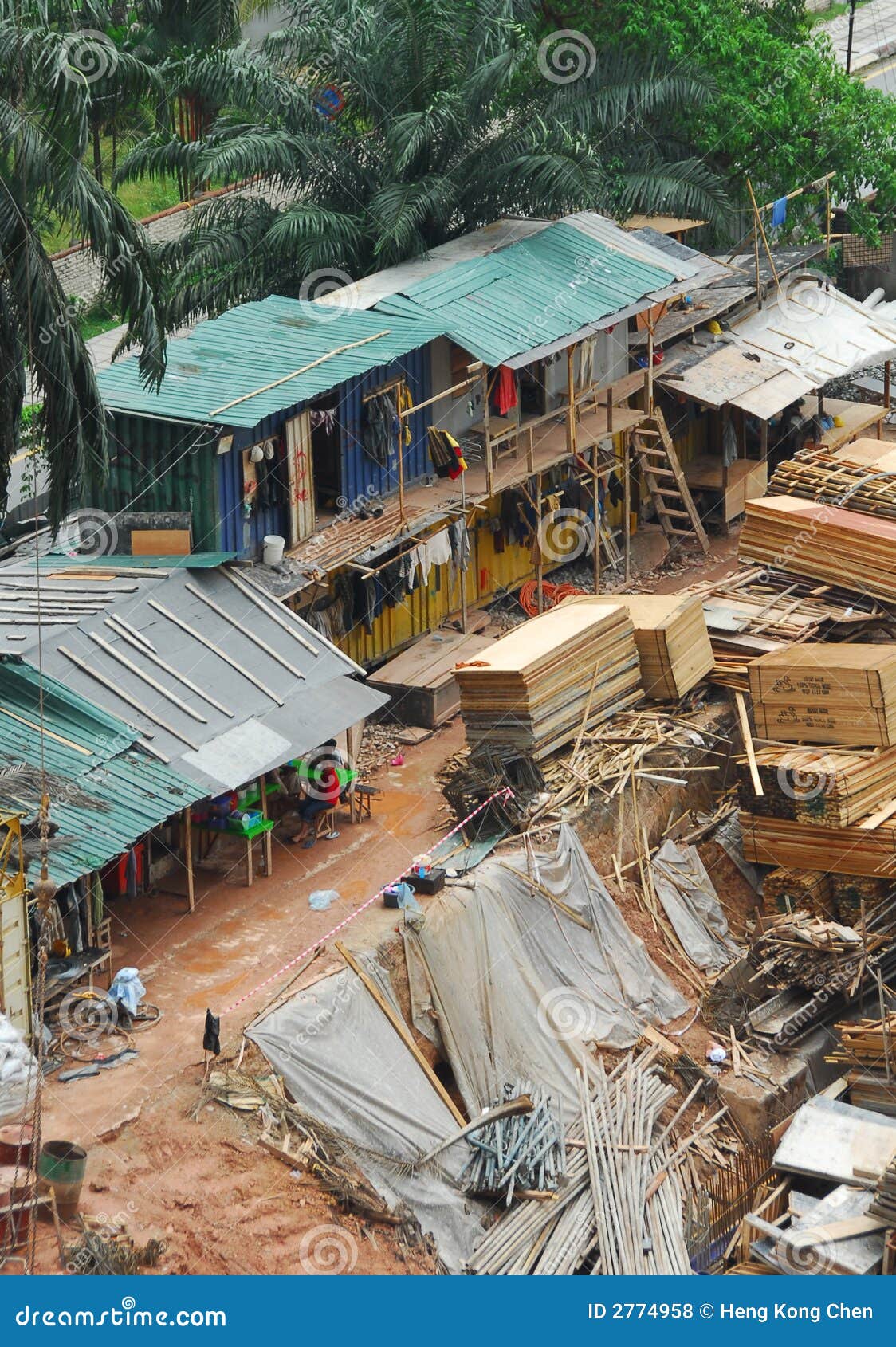 Worker quarter stock photo. Image of works, site, basement - 2774958