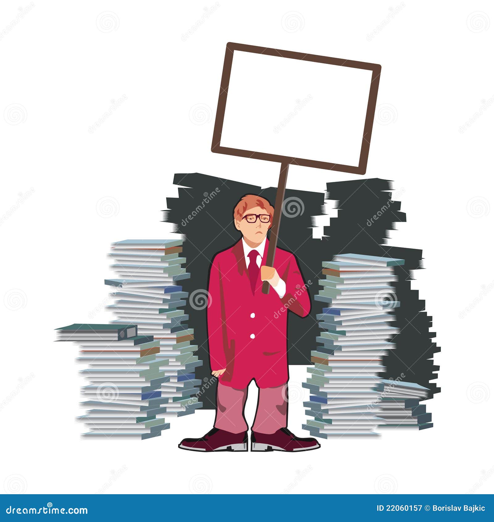 Worker rights stock vector. Illustration of signs, cartoon - 22060157