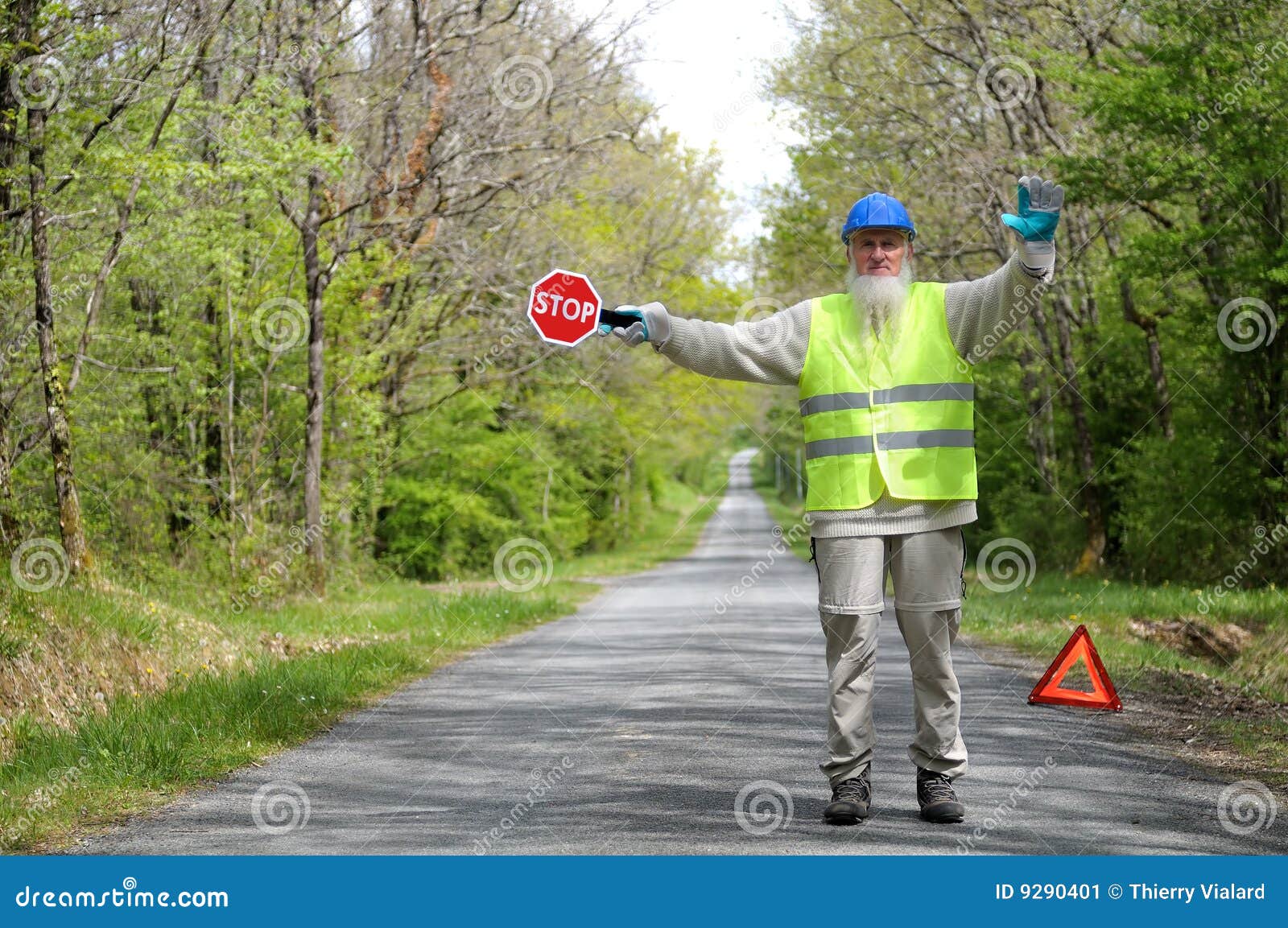 Worker road. stock image. Image of marking, heavy, panel - 9290401
