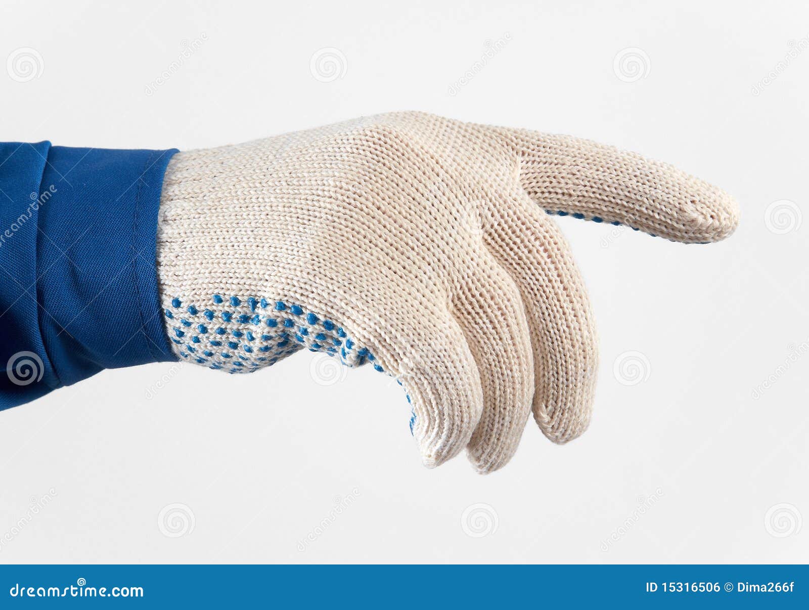 Worker S Hand in Gloves Holding Something Stock Photo - Image of idea ...