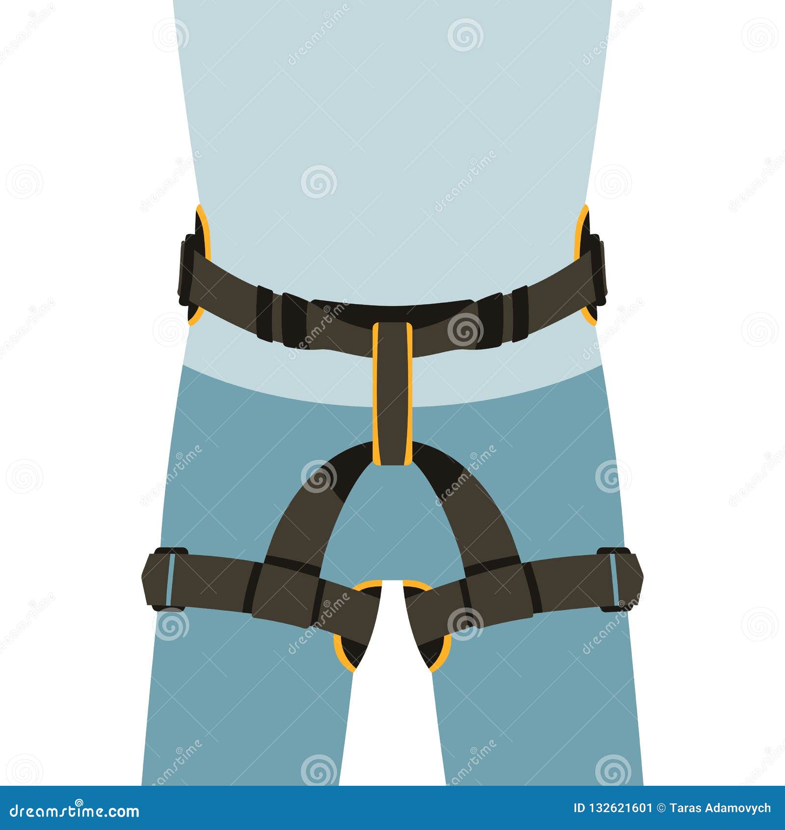 Worker Safety Belts , Vector Illustration Stock Vector - Illustration ...