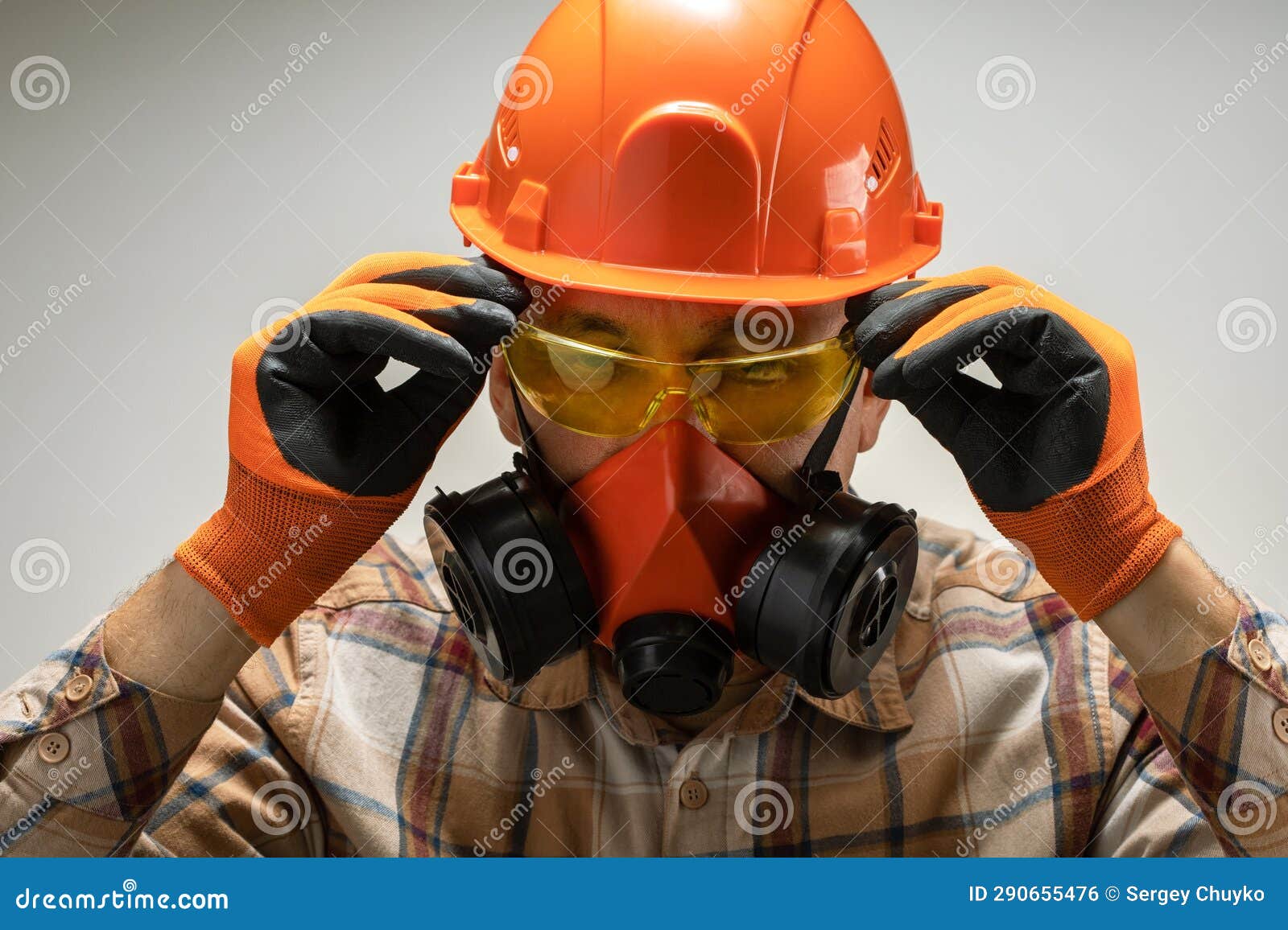 Worker with Safety Equipment Stock Photo - Image of clothing, person ...