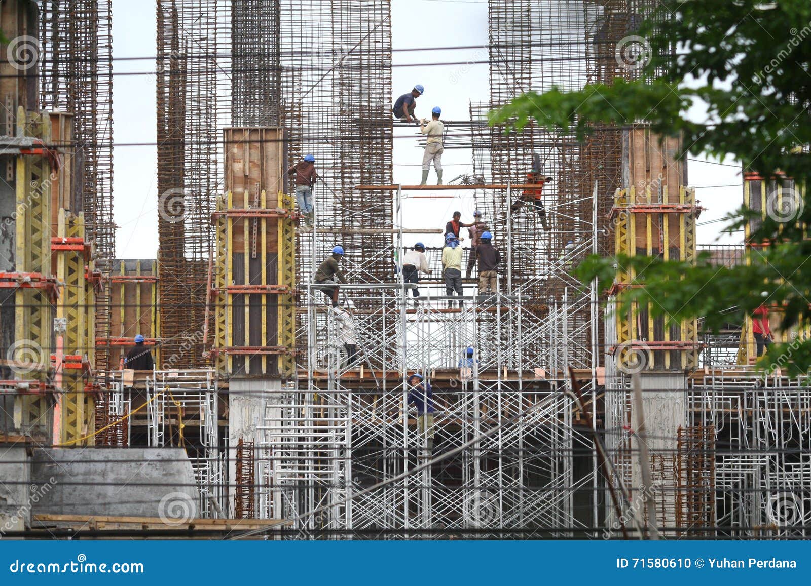 Worker Safety Storey Building Project Editorial Image | CartoonDealer.com #71580610