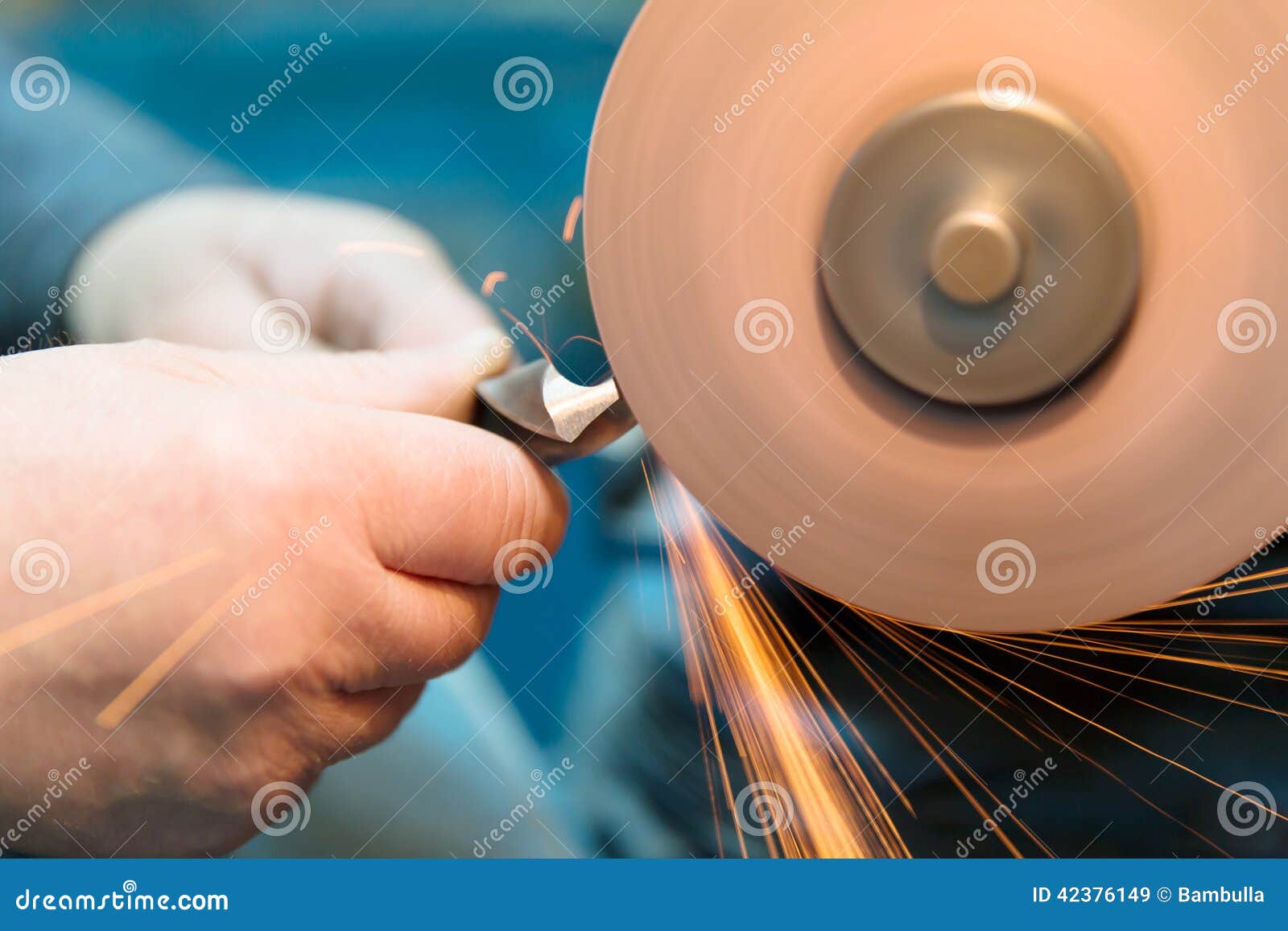 Drill Sharpening Machine By Grindstone Royalty-Free Stock Photography ...
