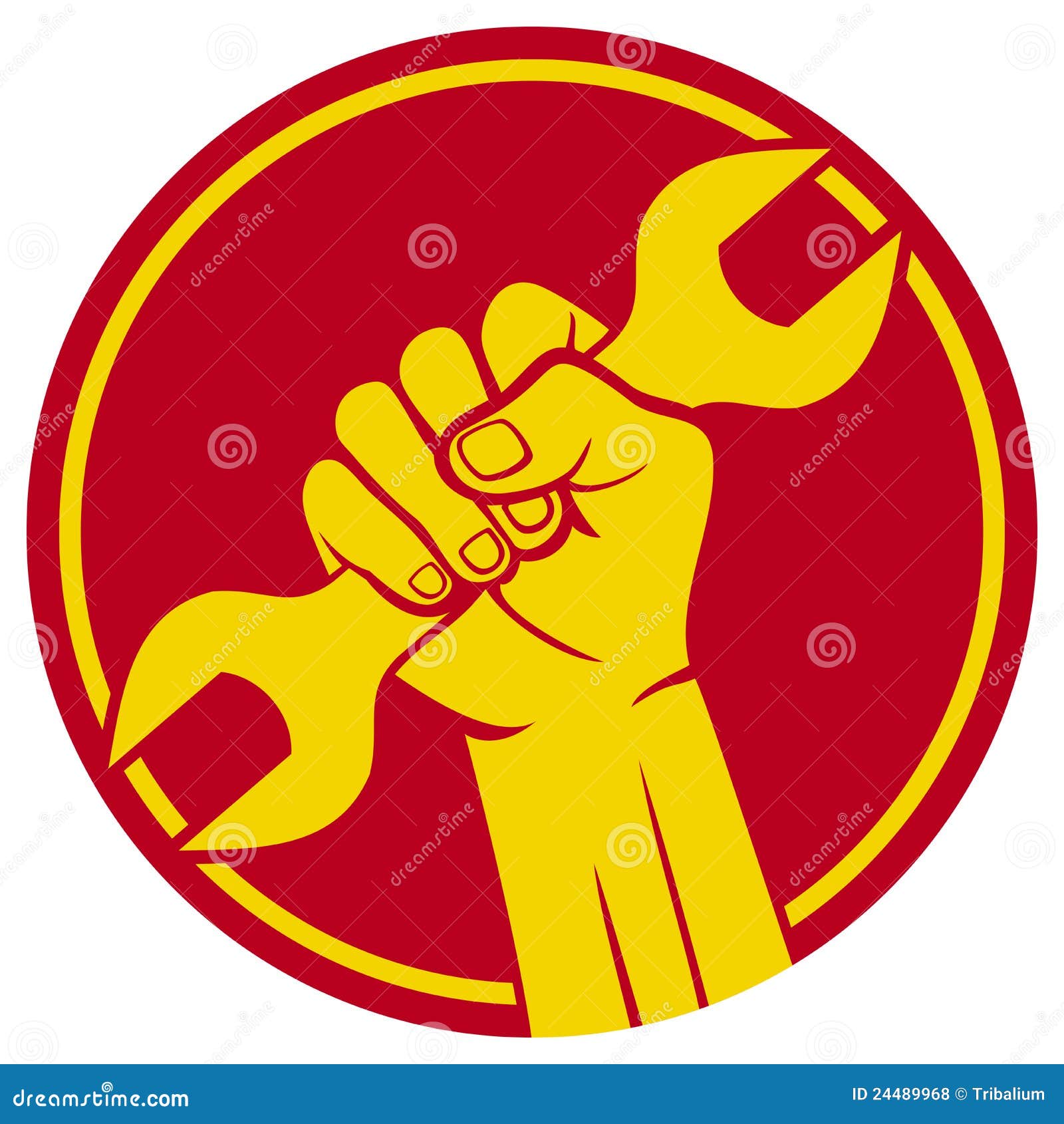 Worker sign stock vector. Illustration of operation, icon - 24489968