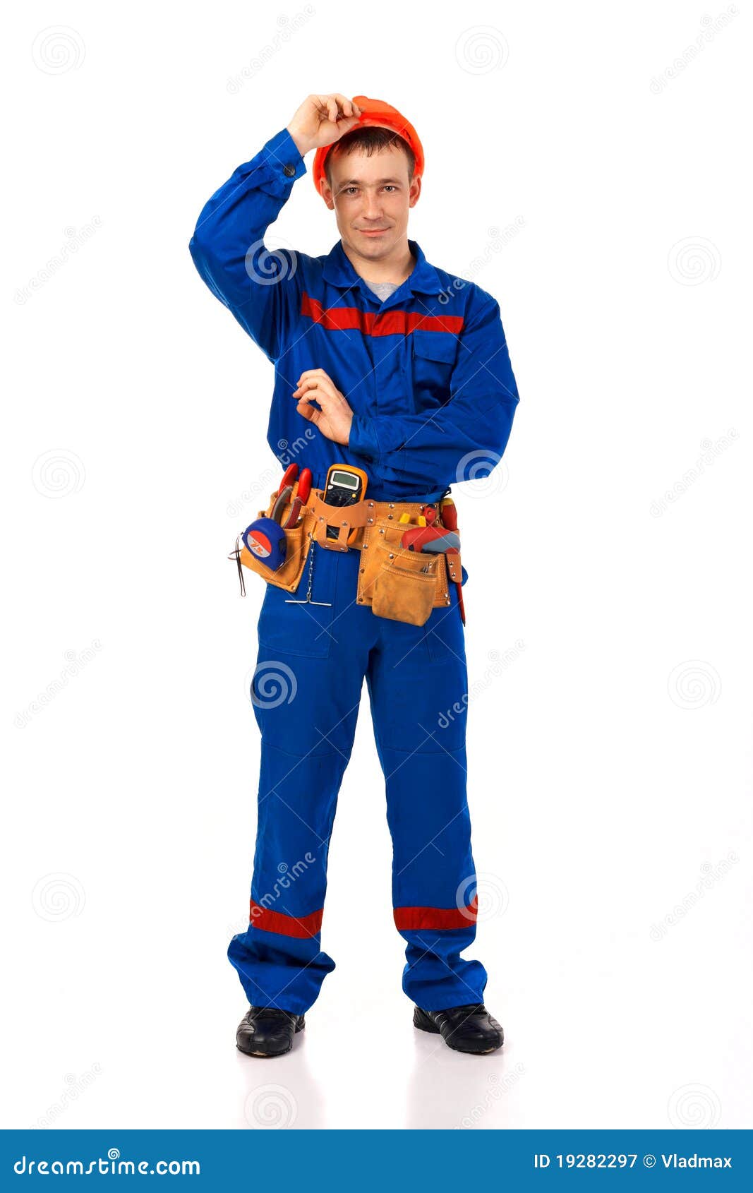 Worker stand stock image. Image of work, working, equipping - 19282297