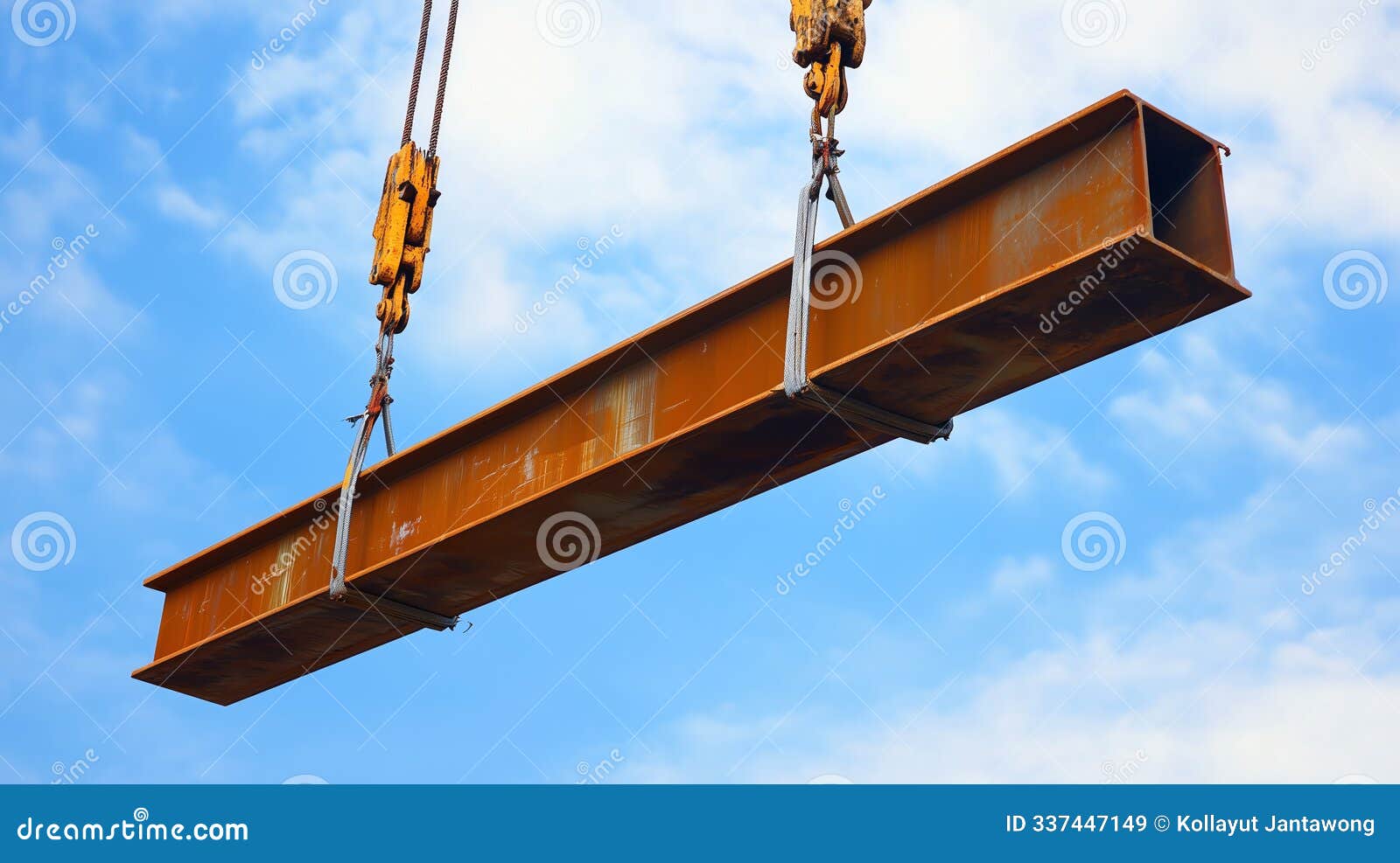 Worker Struck by Falling Crane Load Due To Improper Rigging Stock Image ...