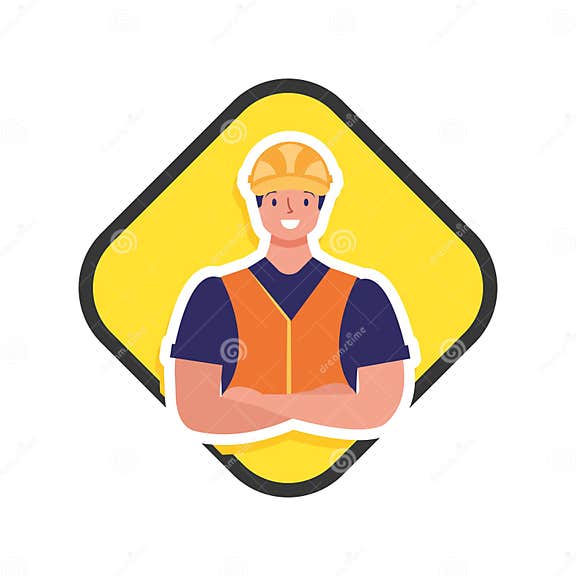 Worker symbol stock vector. Illustration of template - 281702858