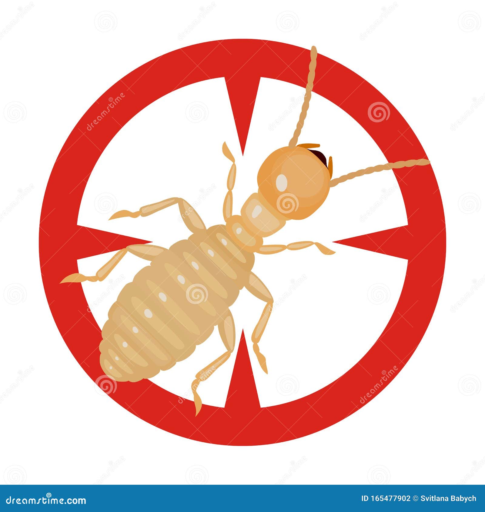 Worker Termite Vector Icon.Cartoon Vector Icon Isolated on White ...