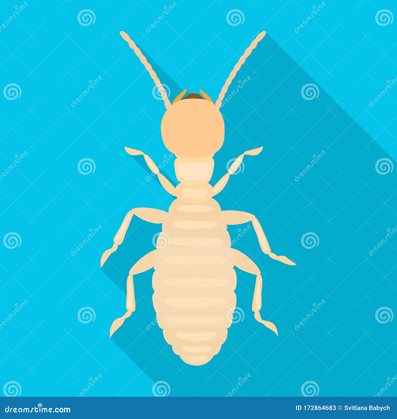 Worker Termite Illustration | CartoonDealer.com #22496448