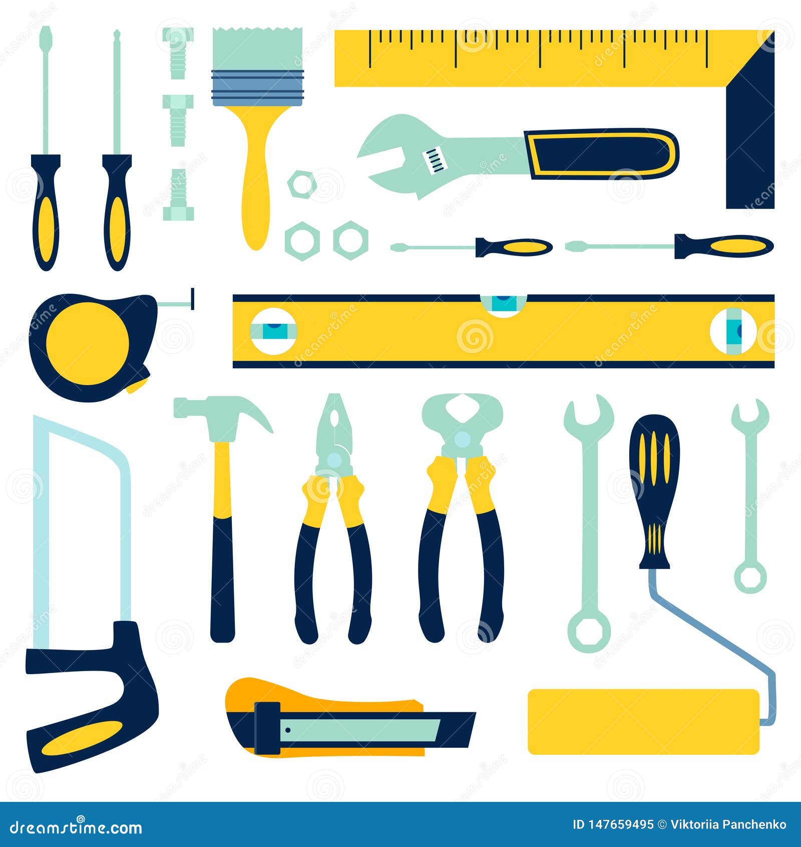 Mechanic Tools Cartoon