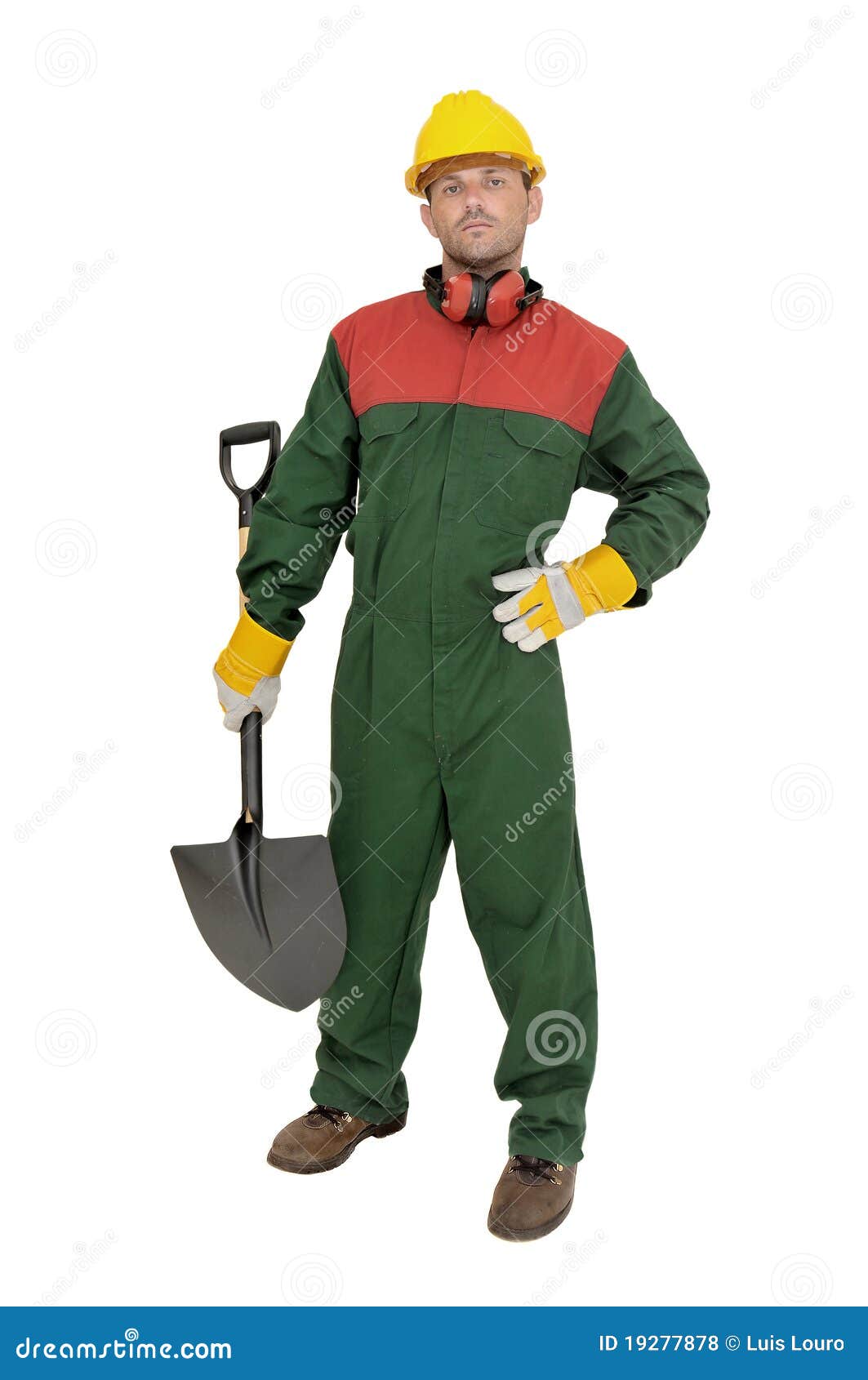 Worker in uniform stock photo. Image of occupation, people - 19277878