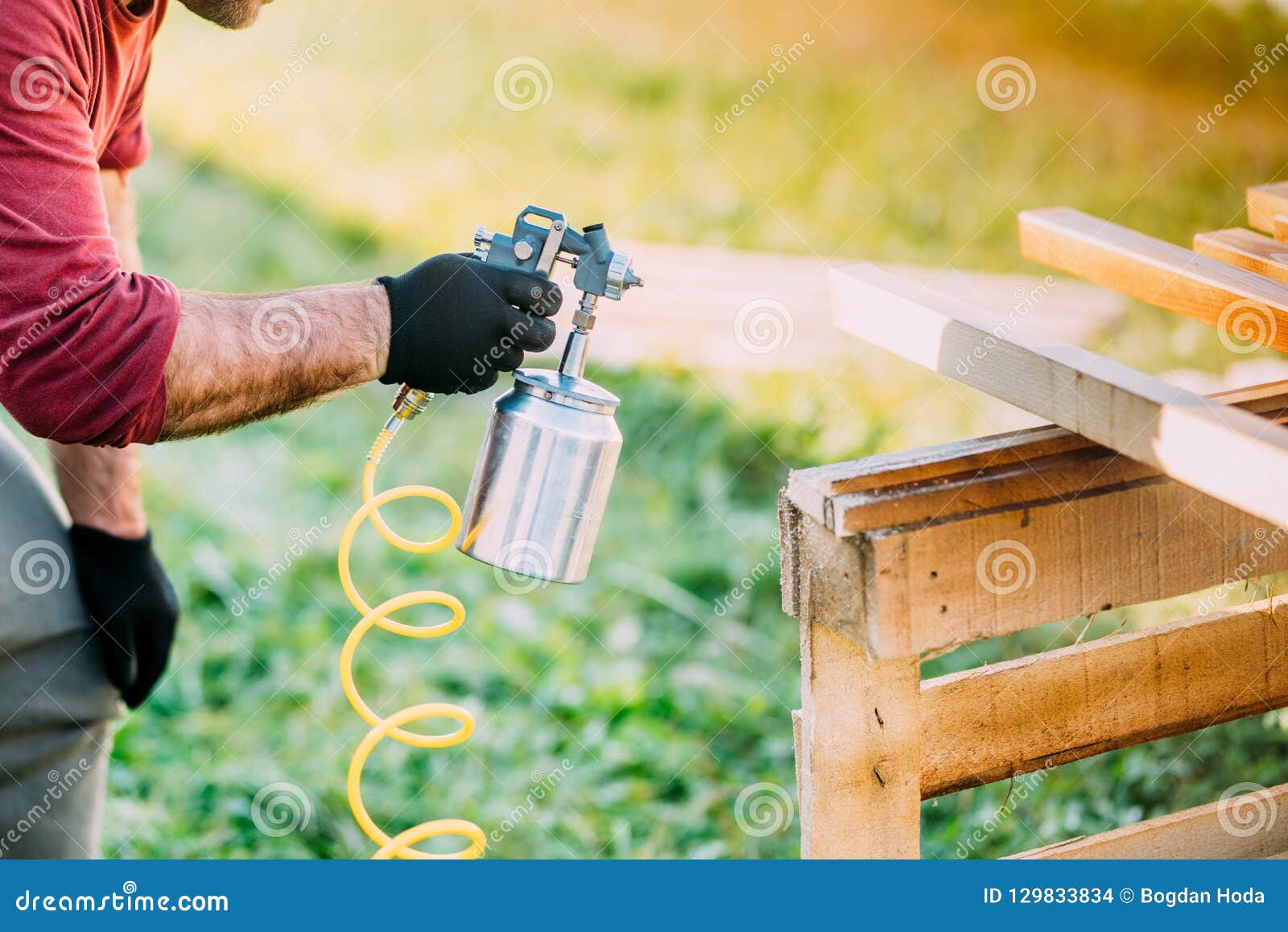 Brown Timber Plank Formwork And Gray Concrete Foundations Royalty-Free ...