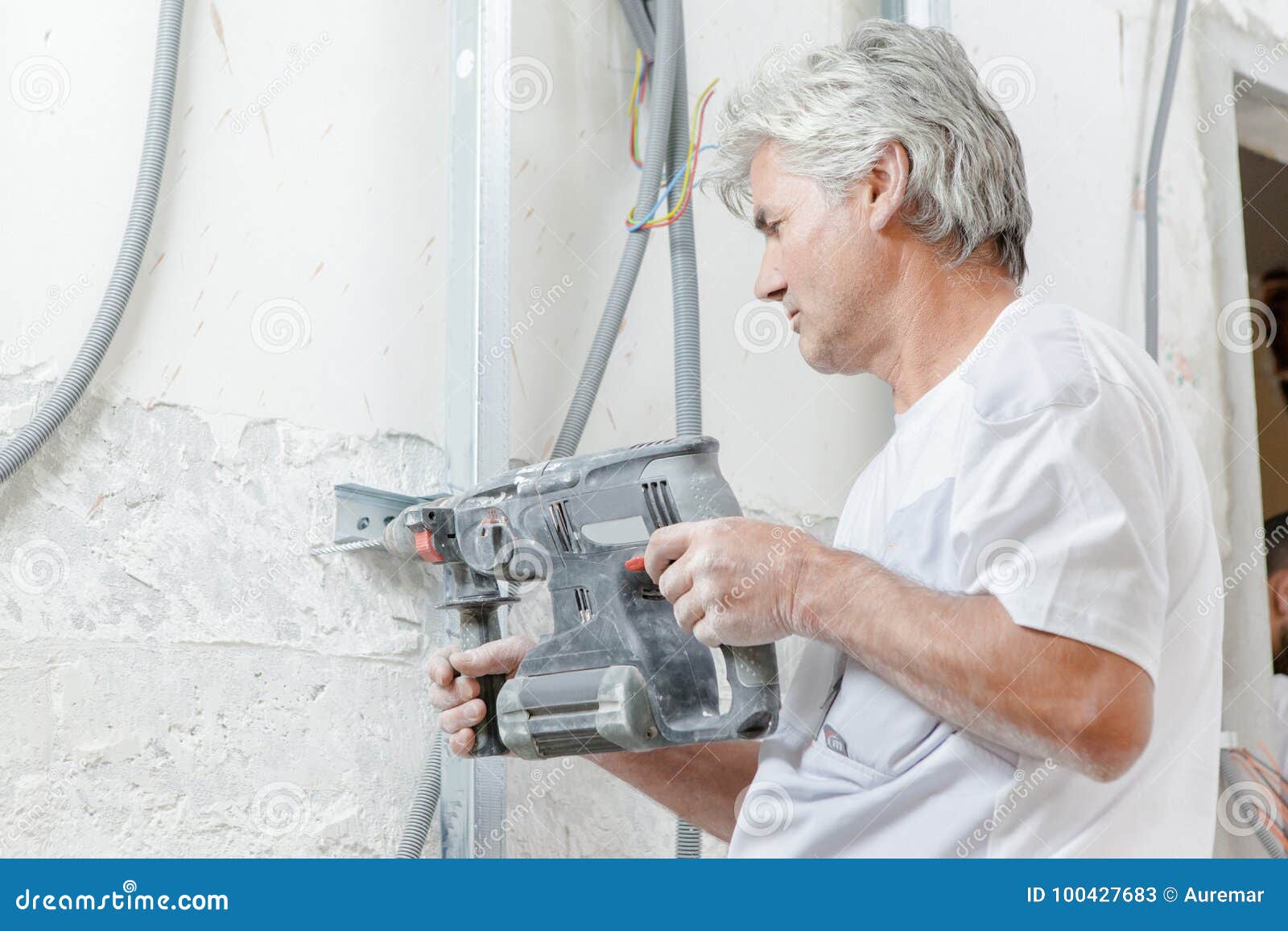 Pneumatic Drill Royalty-Free Stock Photography | CartoonDealer.com ...