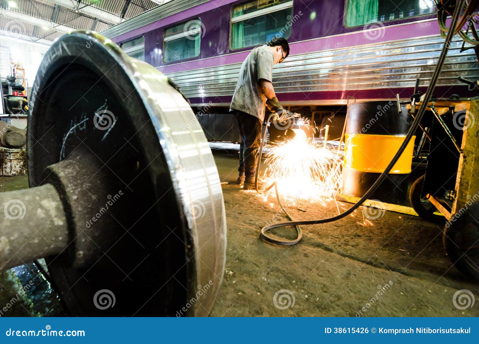 Welding editorial photo. Image of structure, steel, technician - 38615426