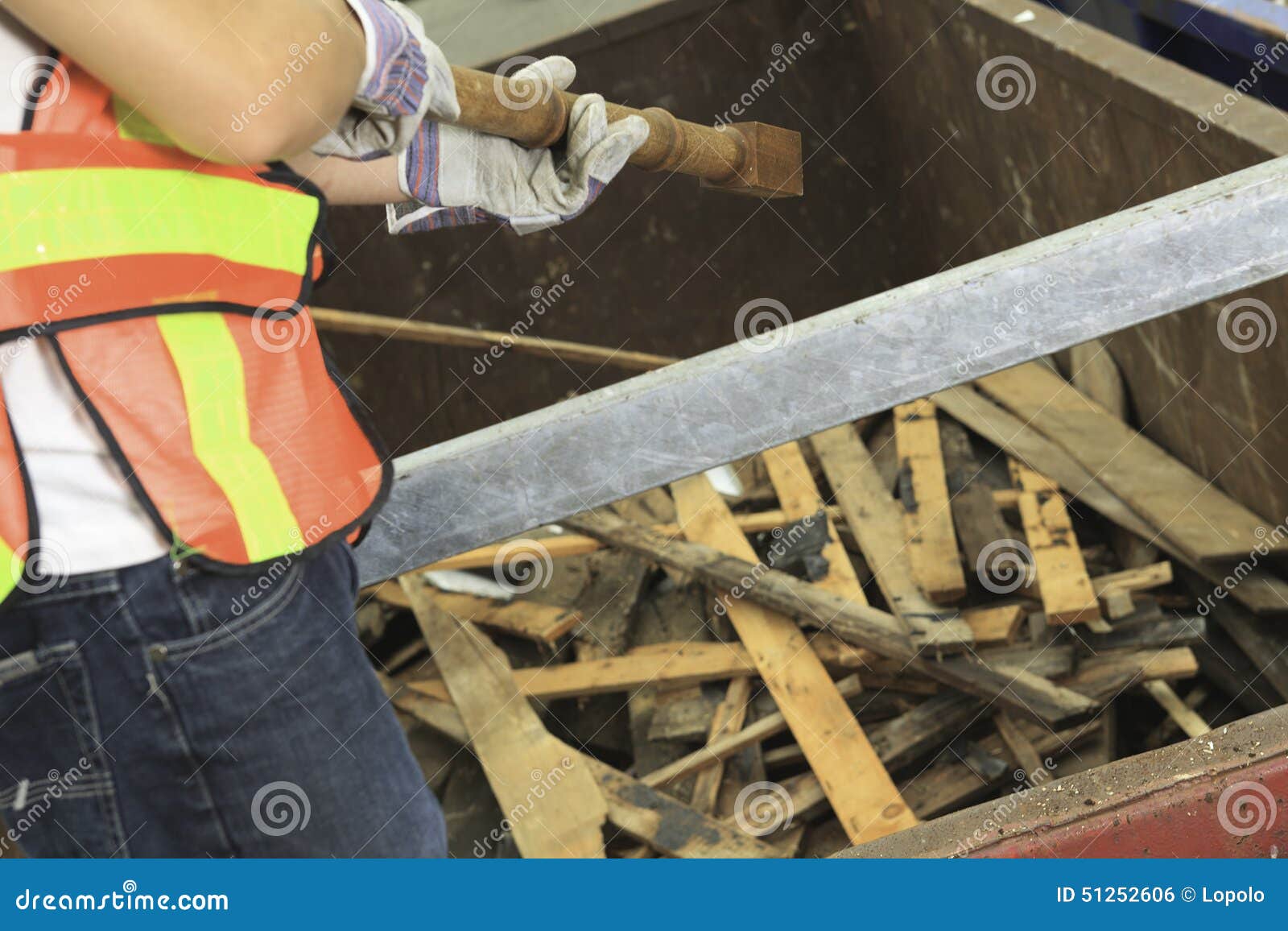 A Worker Who Recycling Thing on Recycle Center Stock Photo - Image of ...