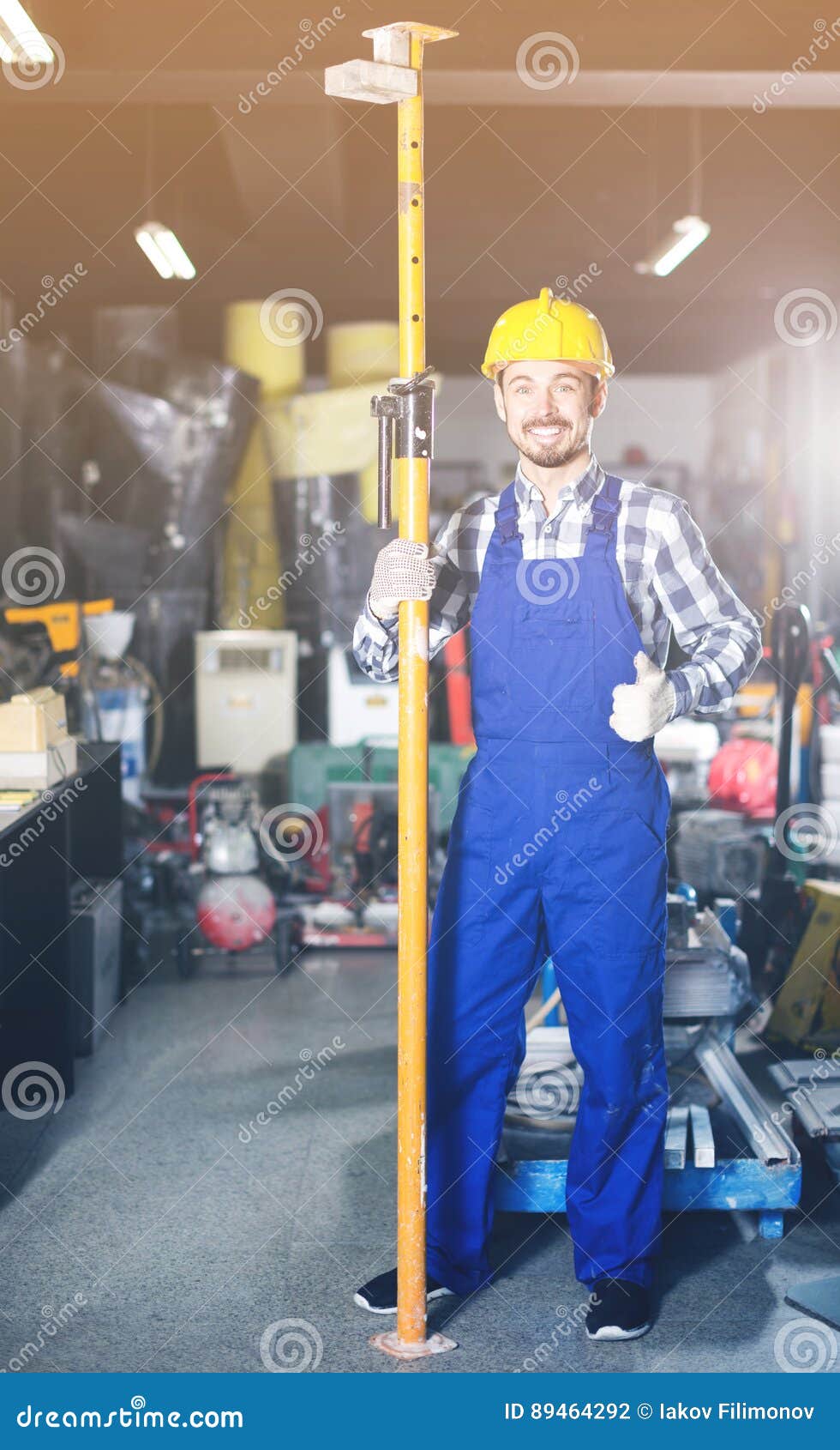 Worker Work with Angle Grinder Stock Photo - Image of adult, person ...