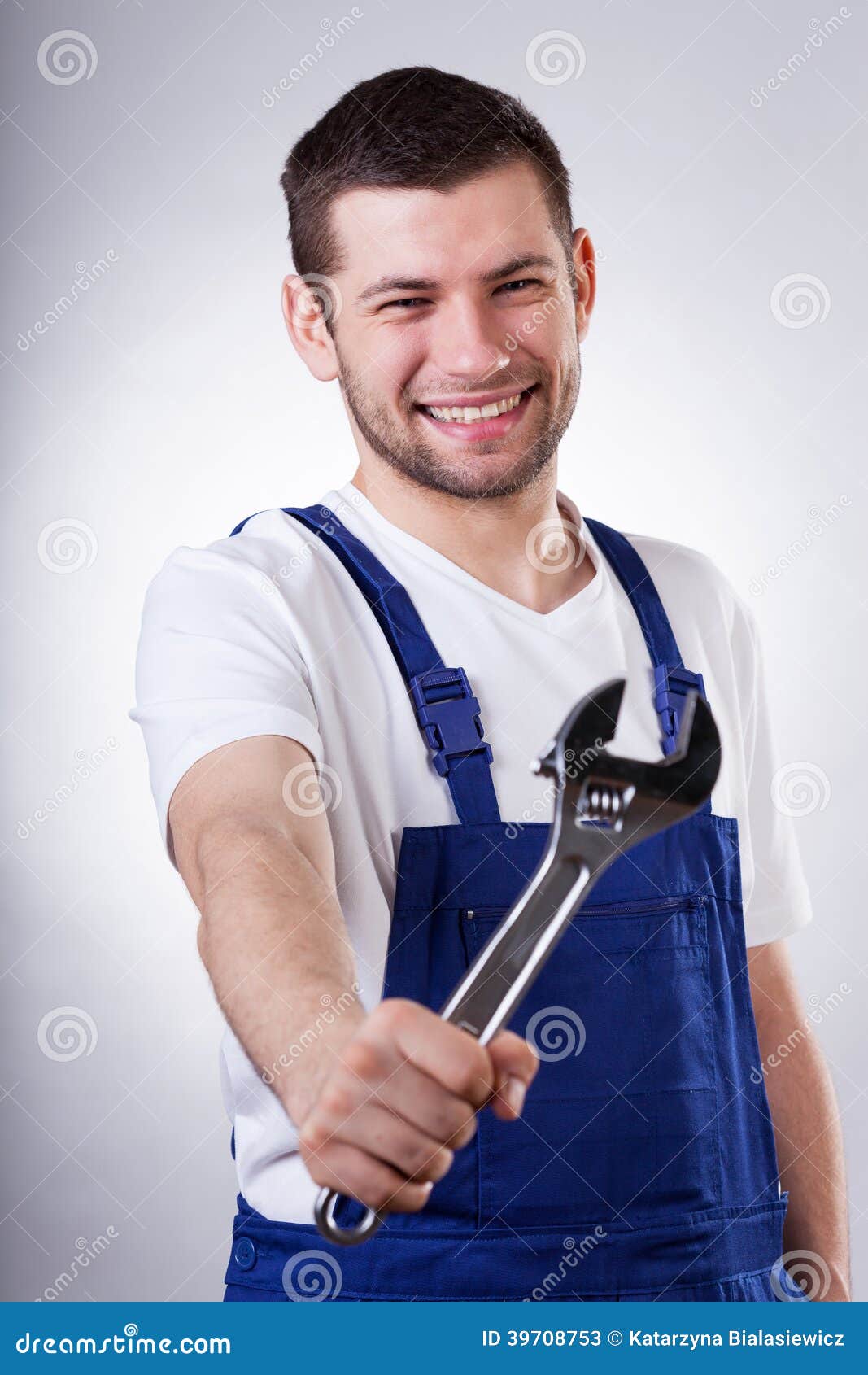 Smiley Worker With Different Tools Royalty-Free Stock Photography ...