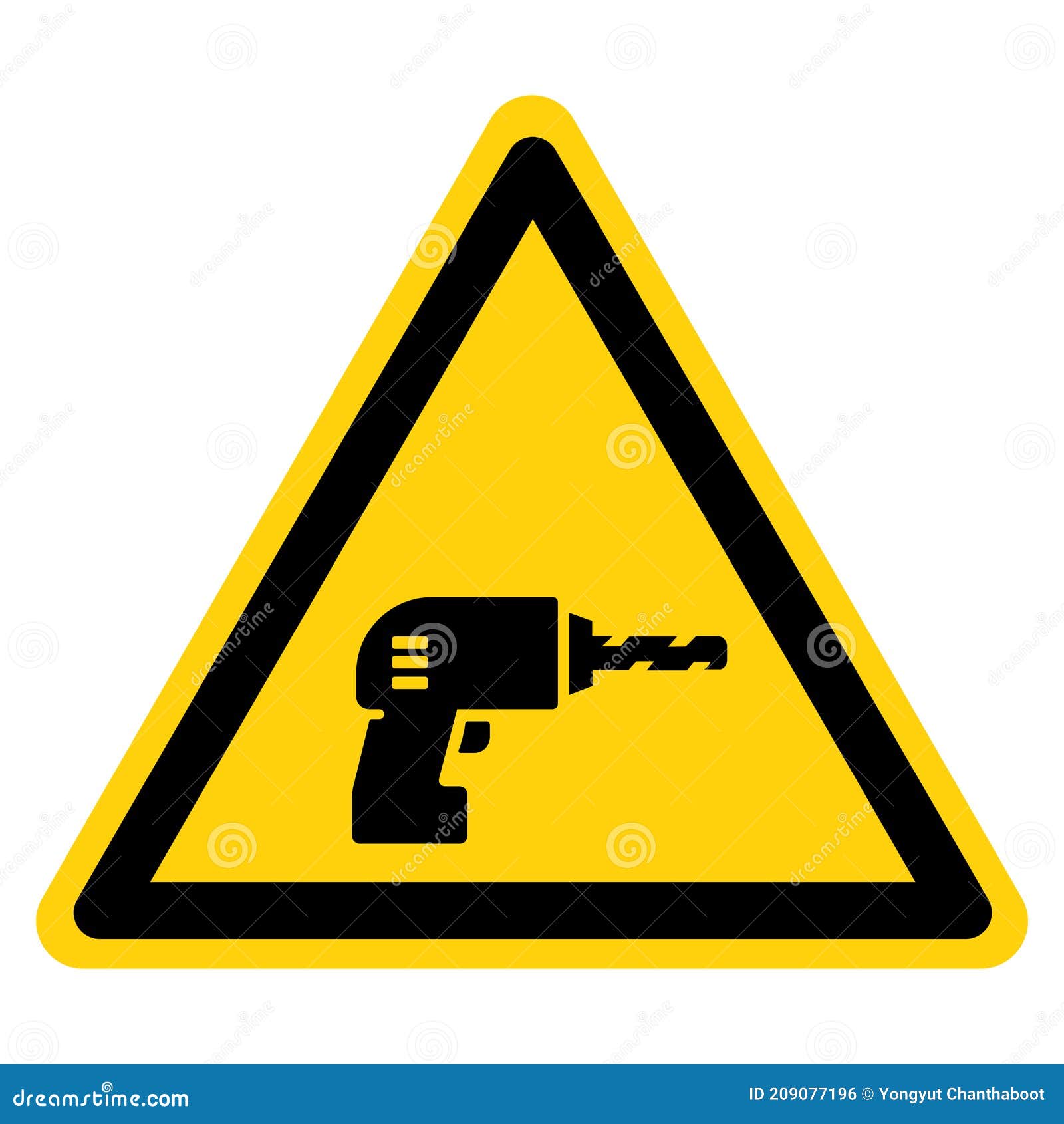 Workers Area Symbol Sign Vector Illustration Isolate on White ...