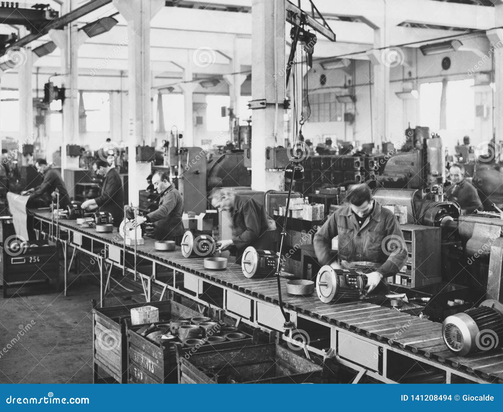 Workers at Assembly Line in Factory Editorial Stock Image - Image of ... Workers at Assembly Line in Factory Editorial Stock Image - Image of ...
