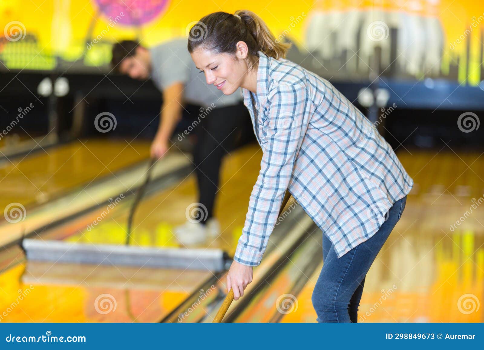 Workers bowling club stock image. Image of goal, race - 298849673