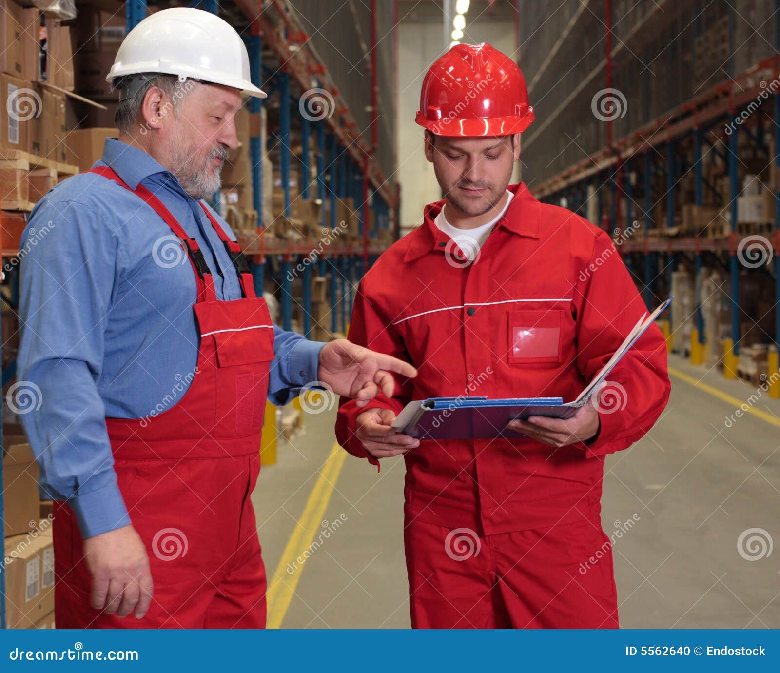 Workers checking invoice stock photo. Image of hardhat - 5562640
